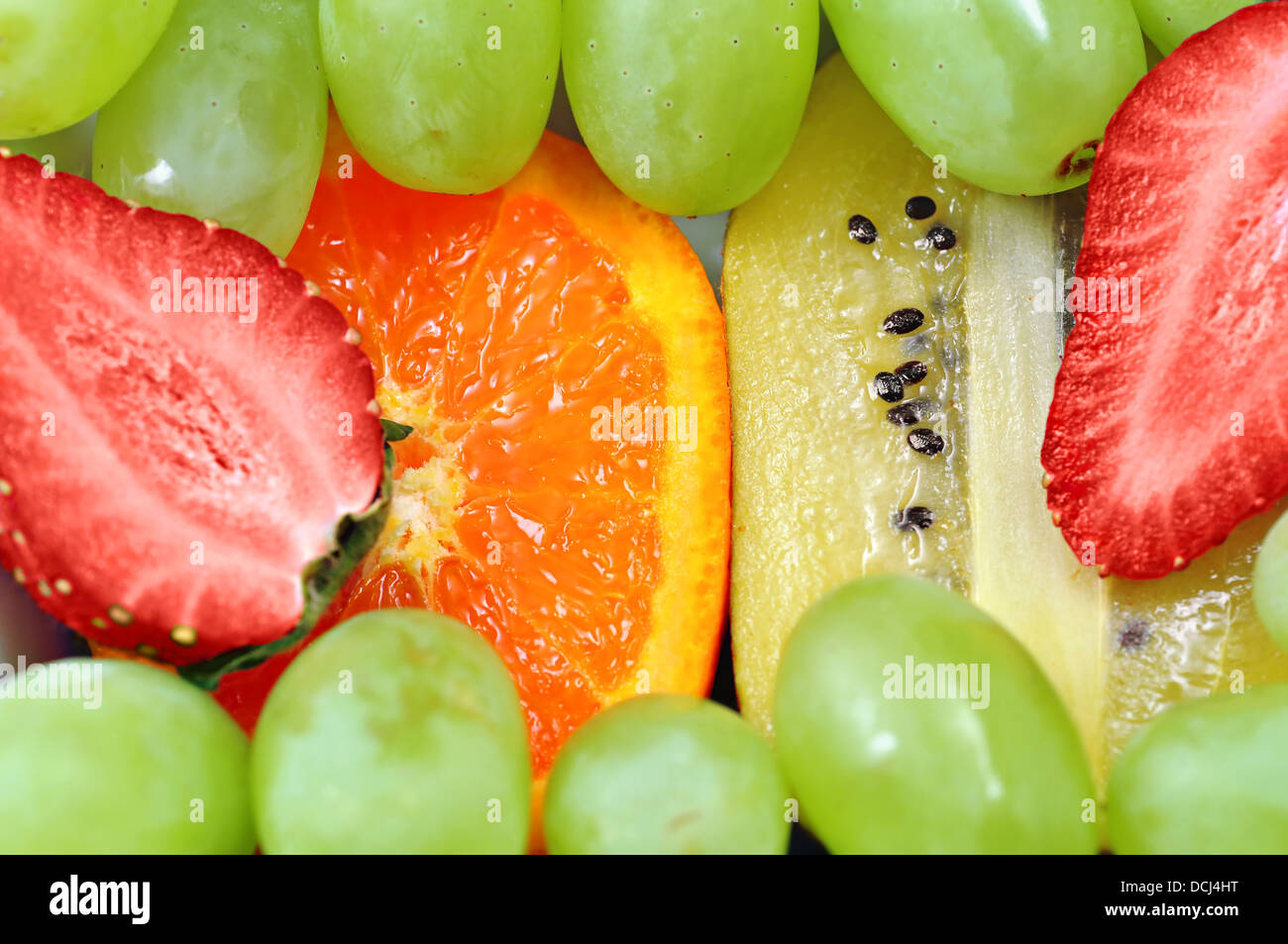 Fresh fruit mix background Stock Photo - Alamy