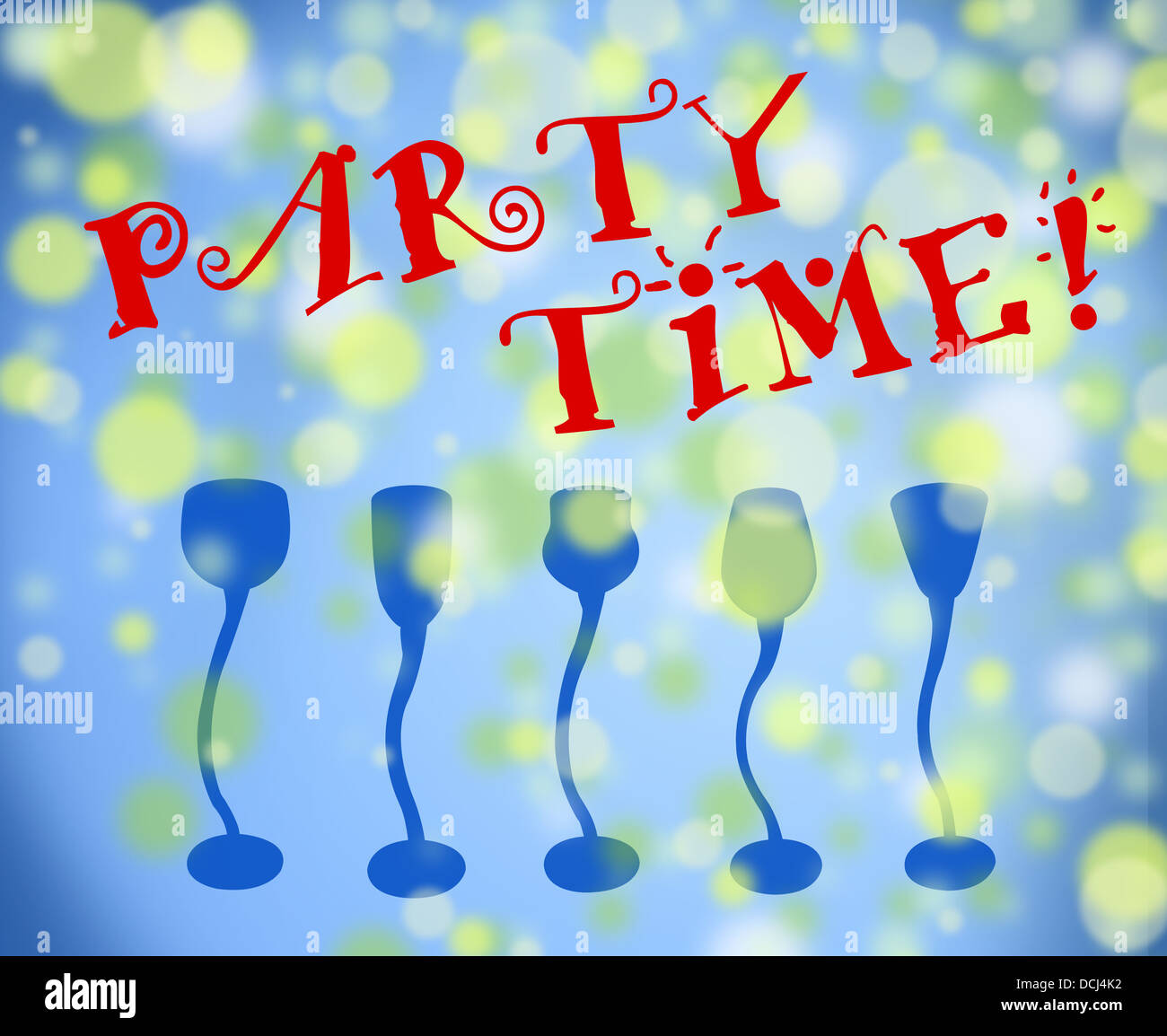 Party time background Stock Photo - Alamy