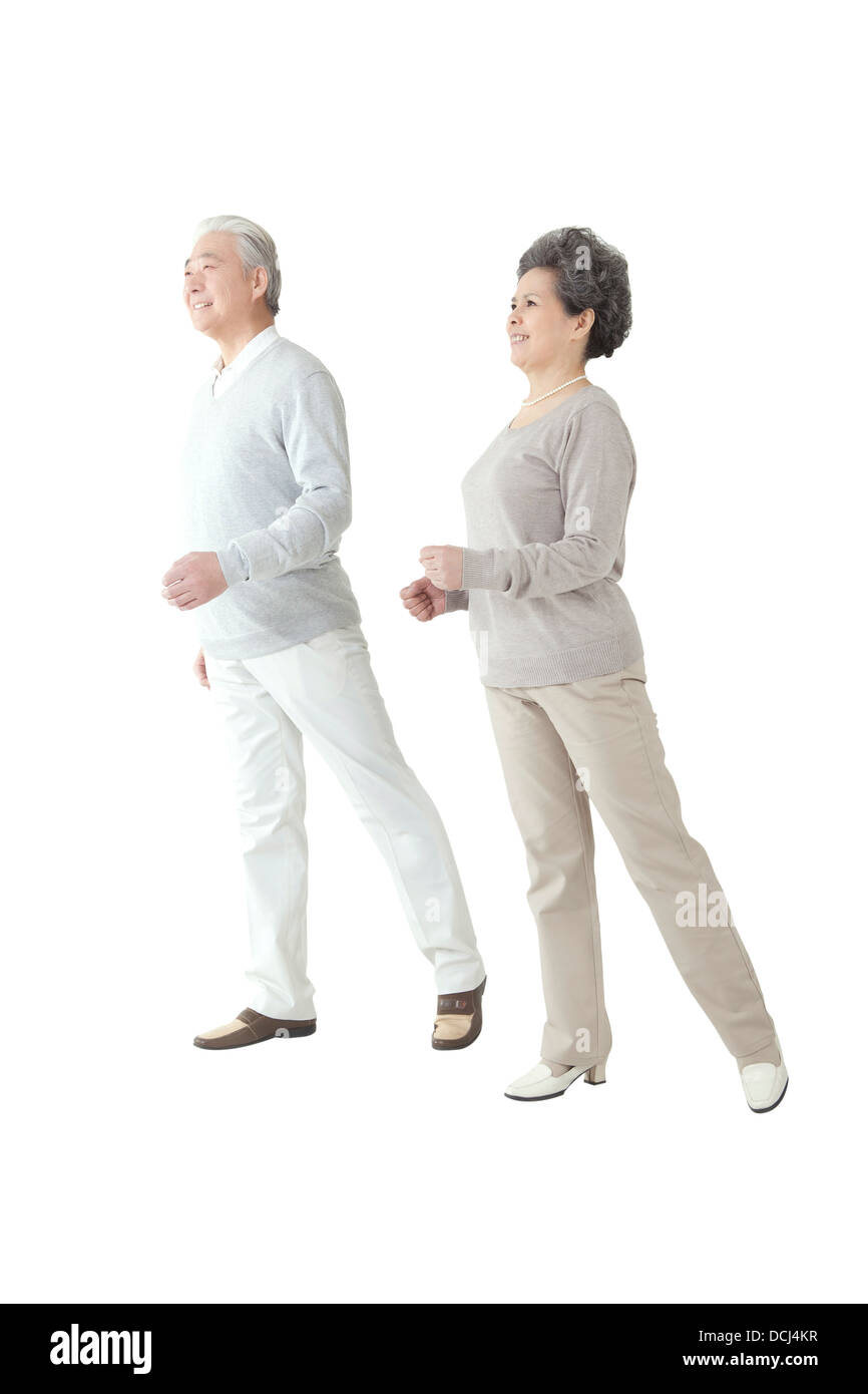 Happy old grandparents fun Cut Out Stock Images & Pictures - Alamy