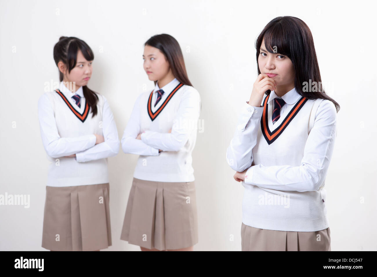 Staring At Each Other Arms Crossed High Resolution Stock Photography ...