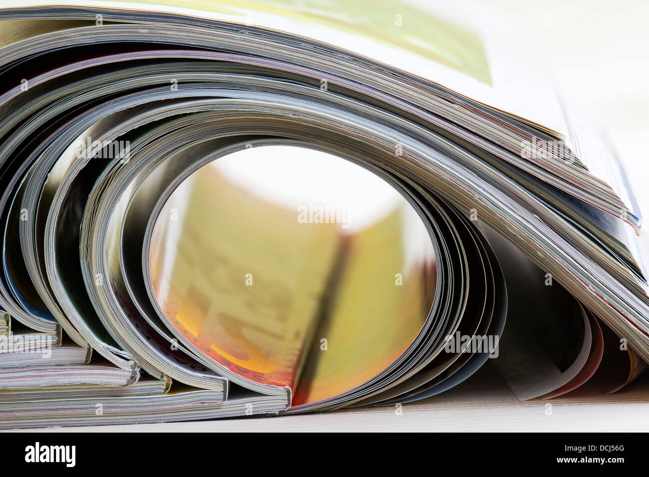 colorful newspapers - relaxing time Stock Photo - Alamy