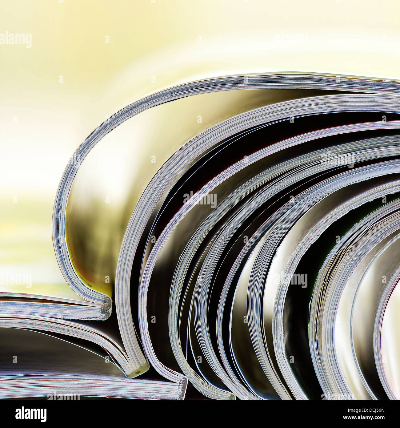 colorful newspapers - relaxing time Stock Photo - Alamy