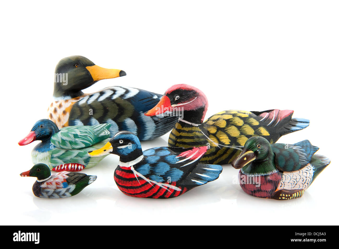 Ducks swimming Cut Out Stock Images & Pictures - Alamy