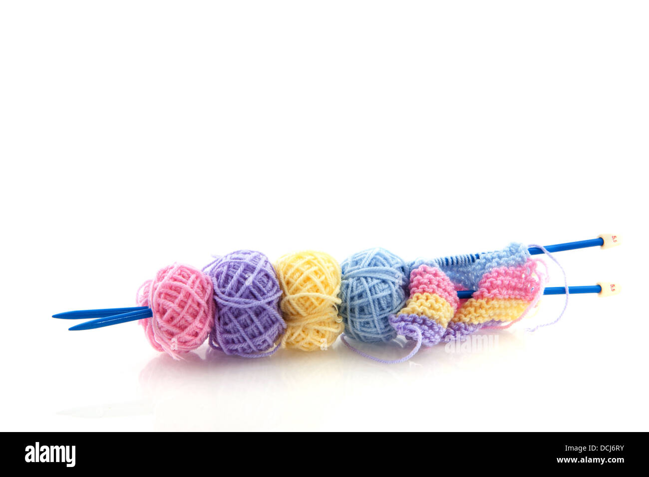 Knitting background Cut Out Stock Images & Pictures - Alamy