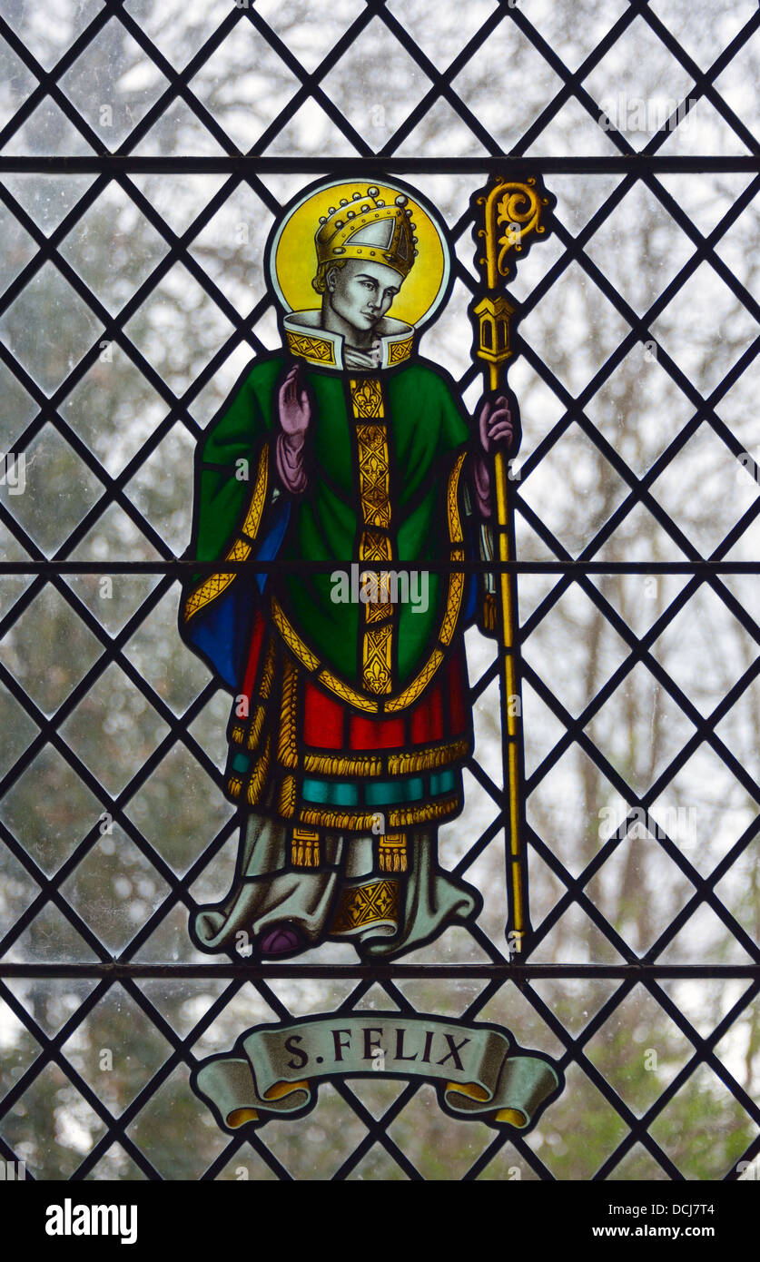Saint Felix window. Church of Saint James, Dunwich, Suffolk, England ...