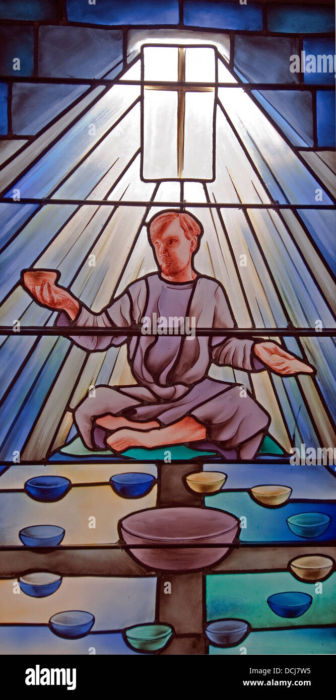 Stained Glass The Last Supper High Resolution Stock Photography and ...