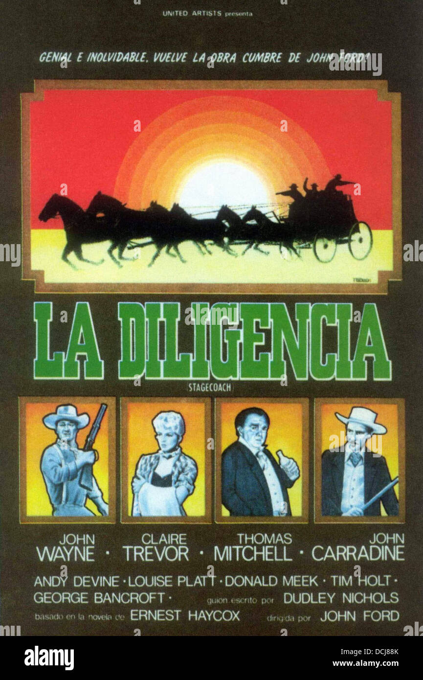 Stagecoach movie poster directed john hi-res stock photography and ...