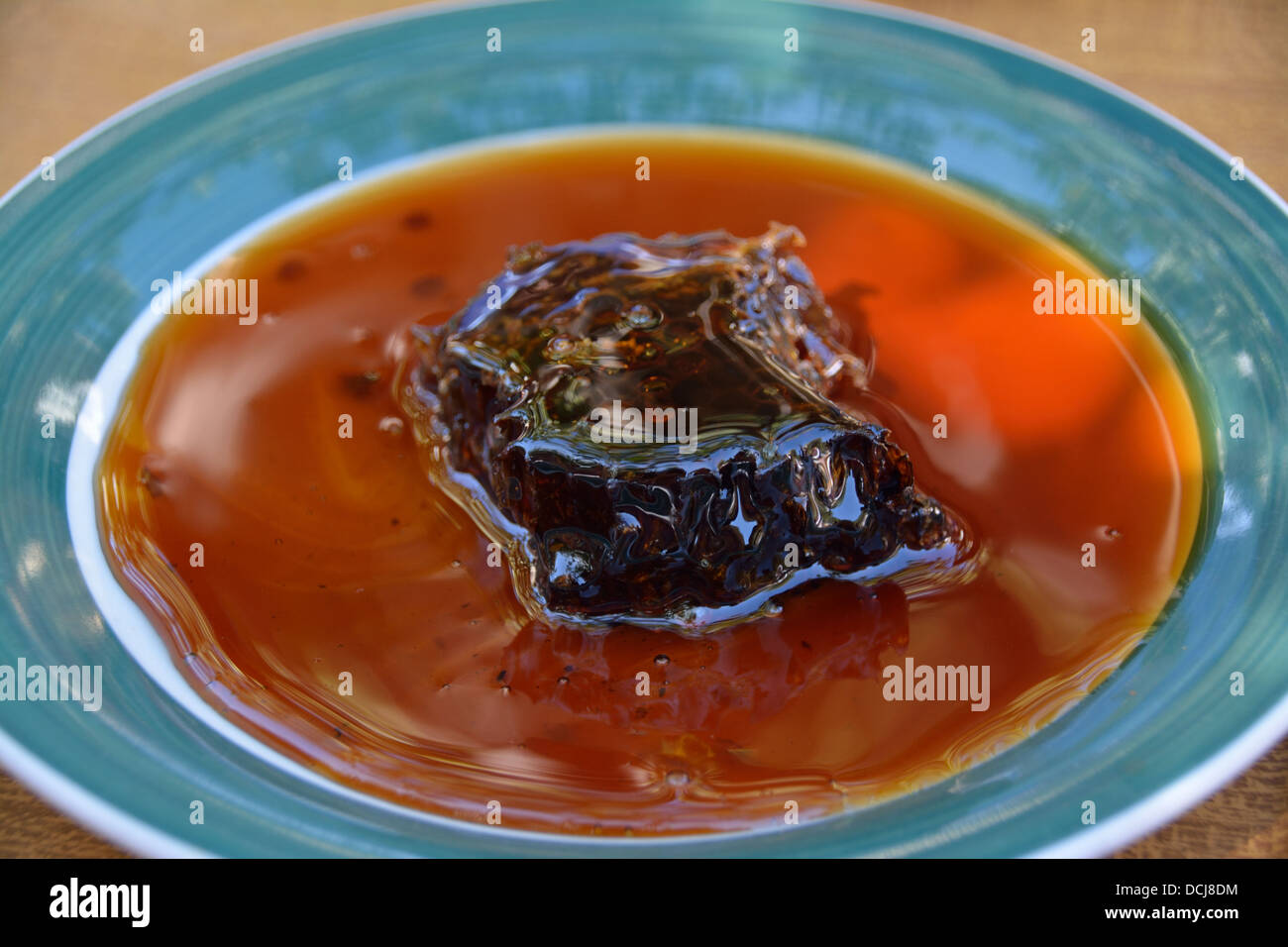 Delicious locally sourced honey and honeycomb served as part of a ...