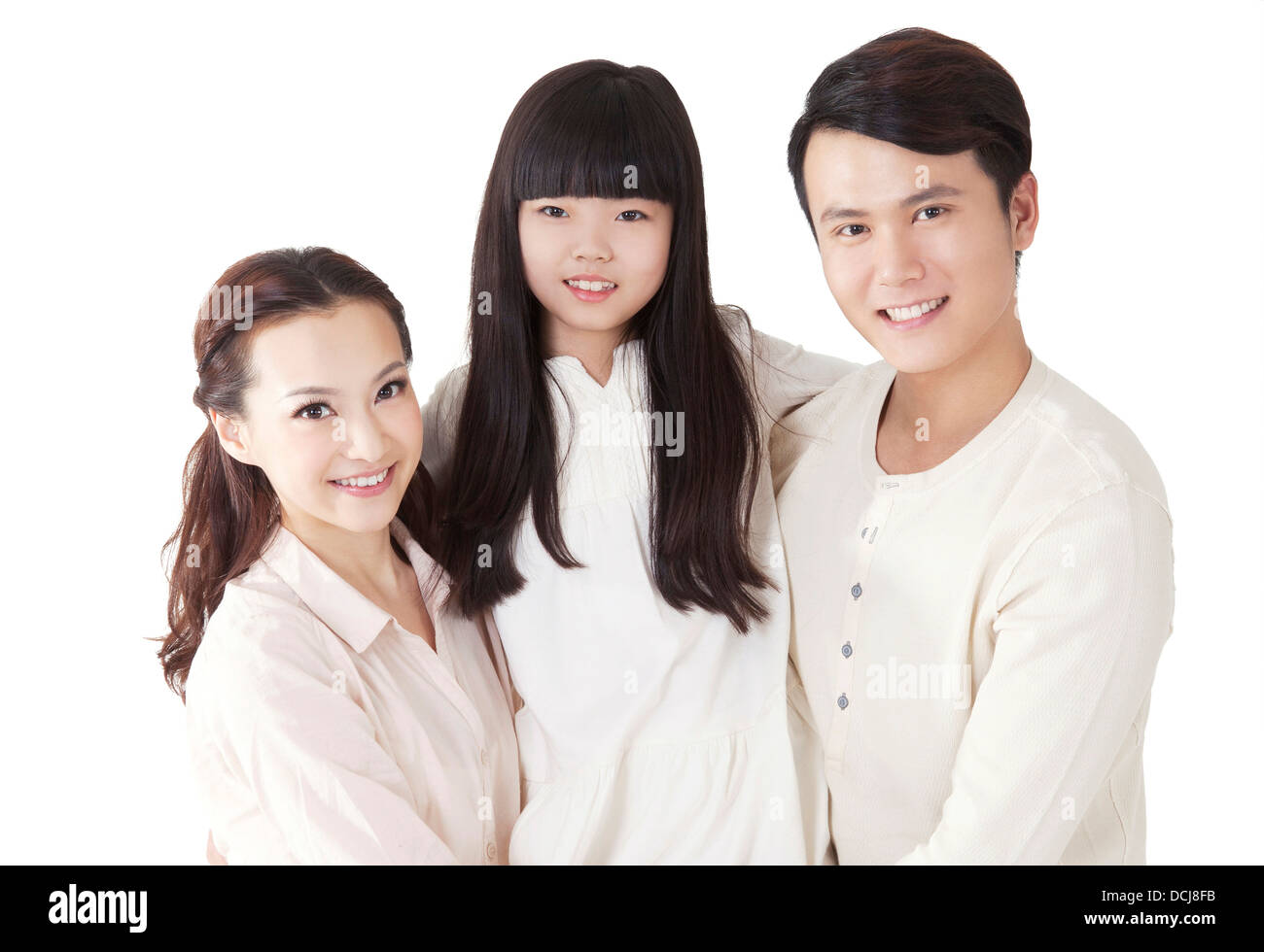 The family of three Stock Photo - Alamy