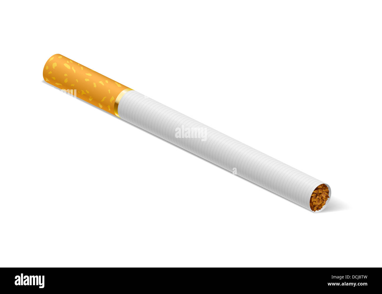 Realistic cigarette. Illustration on white background for creative ...