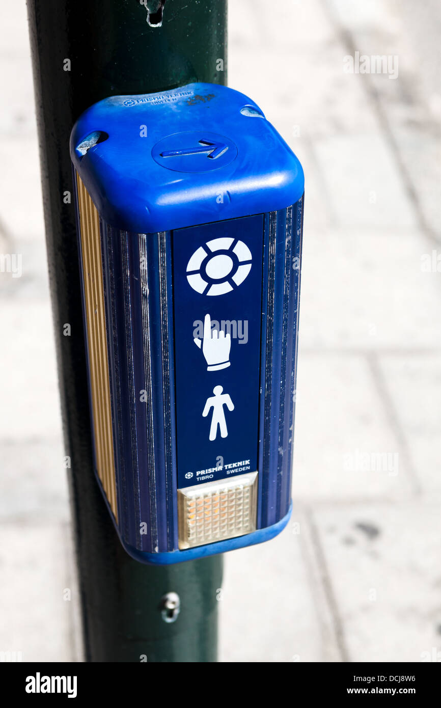 Swedish pedestrian crossing sign hi-res stock photography and images ...