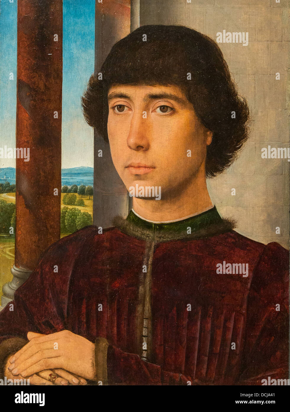 15th century - Portrait of a young man - Hans Memling (1482 ...