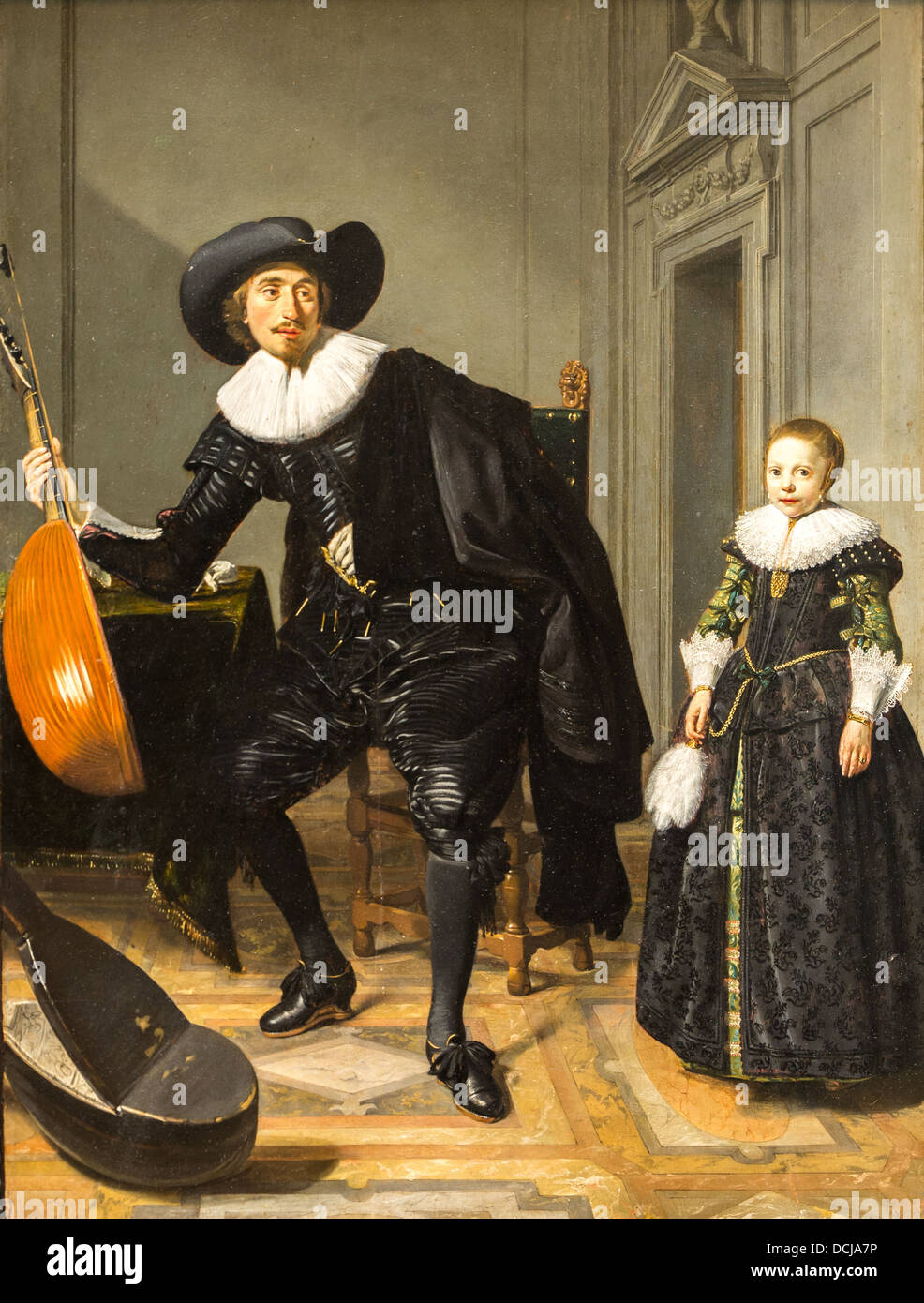 17th century - A Musician and His Daughter - Thomas de Keyser (1629 ...