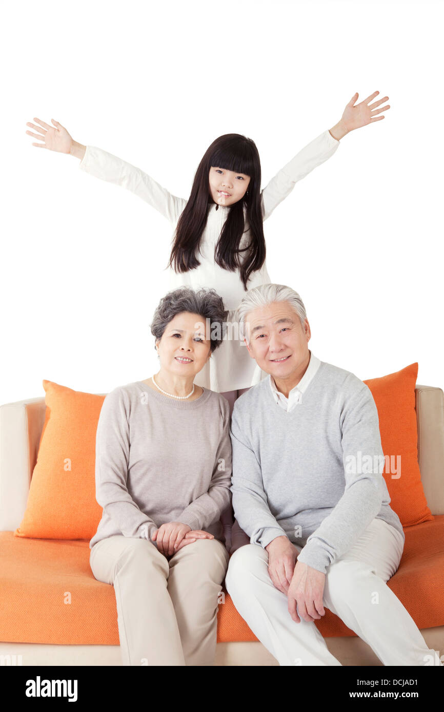The old man and the child Stock Photo - Alamy