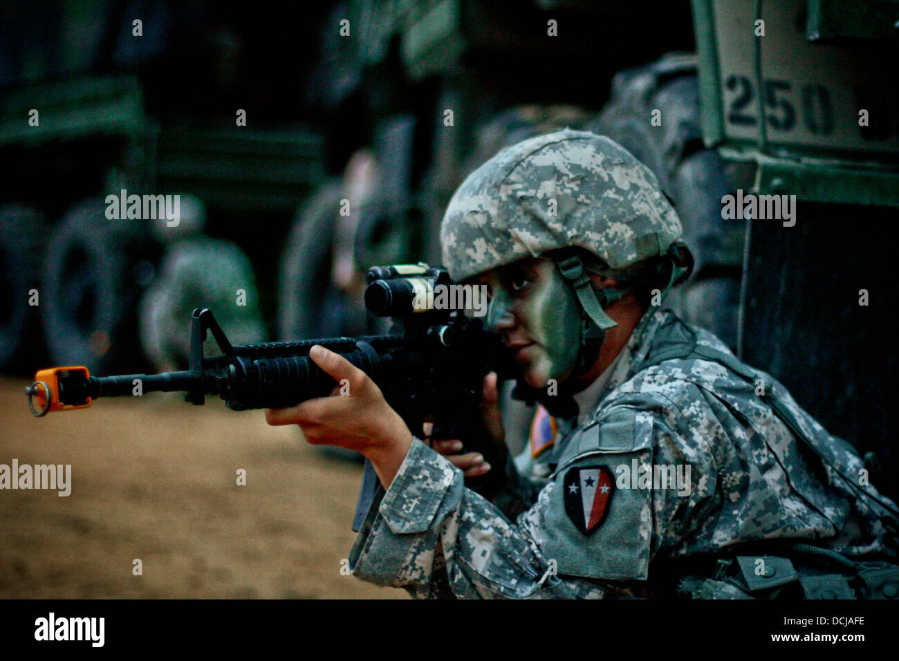 U.S. Army Spc. Nancy Reid from the New Jersey Army National Guard's ...