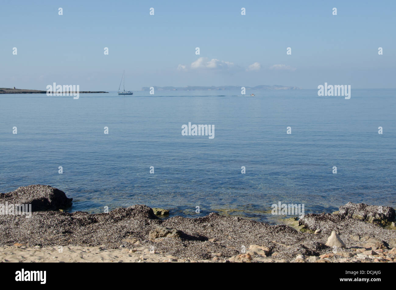 rock beach at Majorca Stock Photo - Alamy