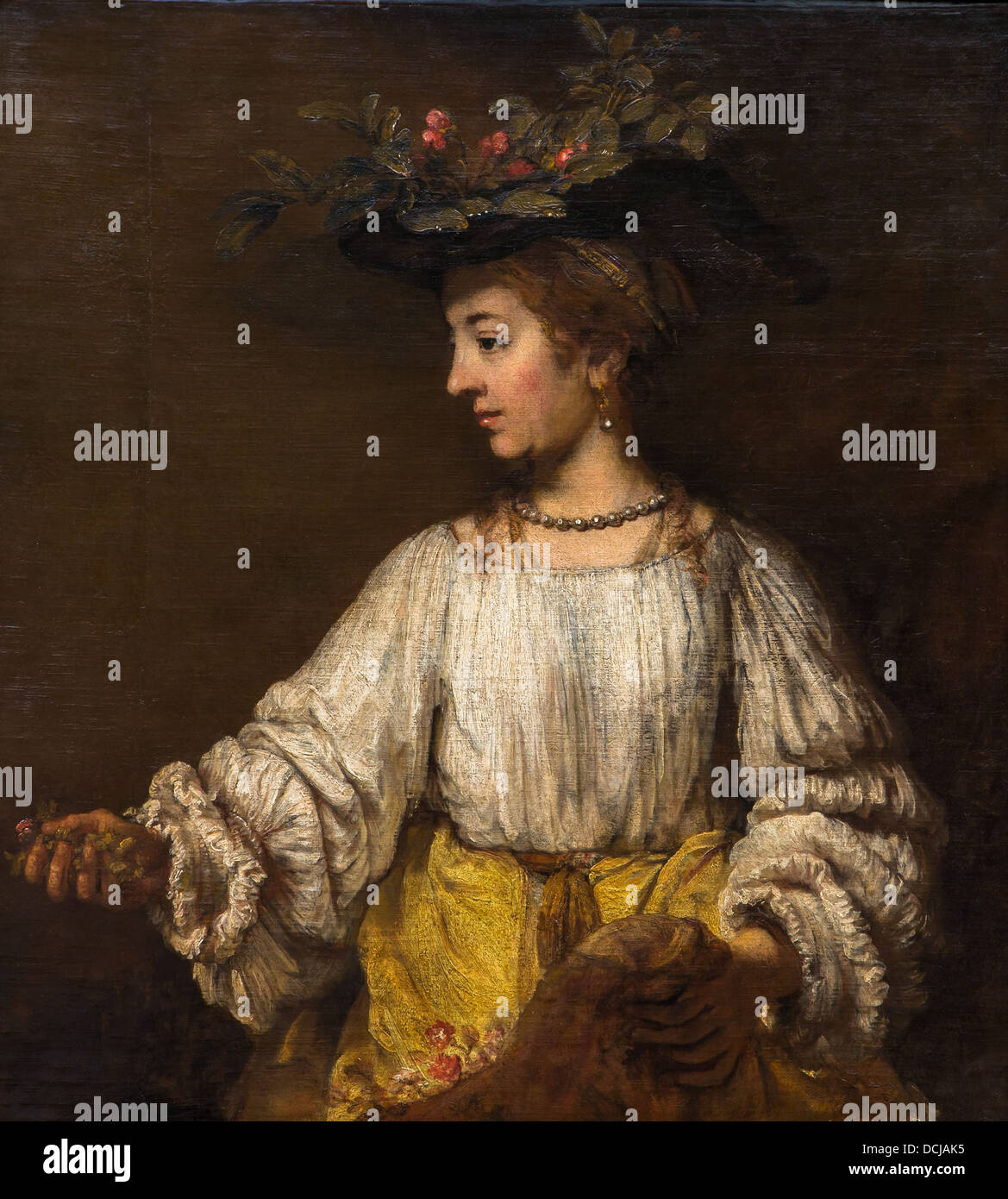 17th century flora rembrandt 1654 hi-res stock photography and images ...