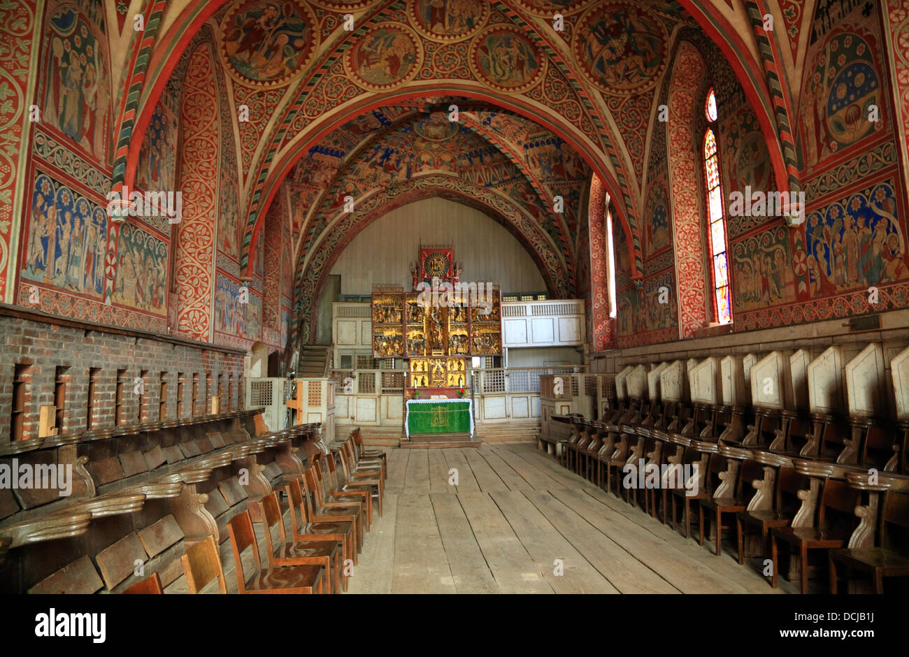 Monastery Wienhausen near Celle, Lueneburger Heath, Lower Saxony ...