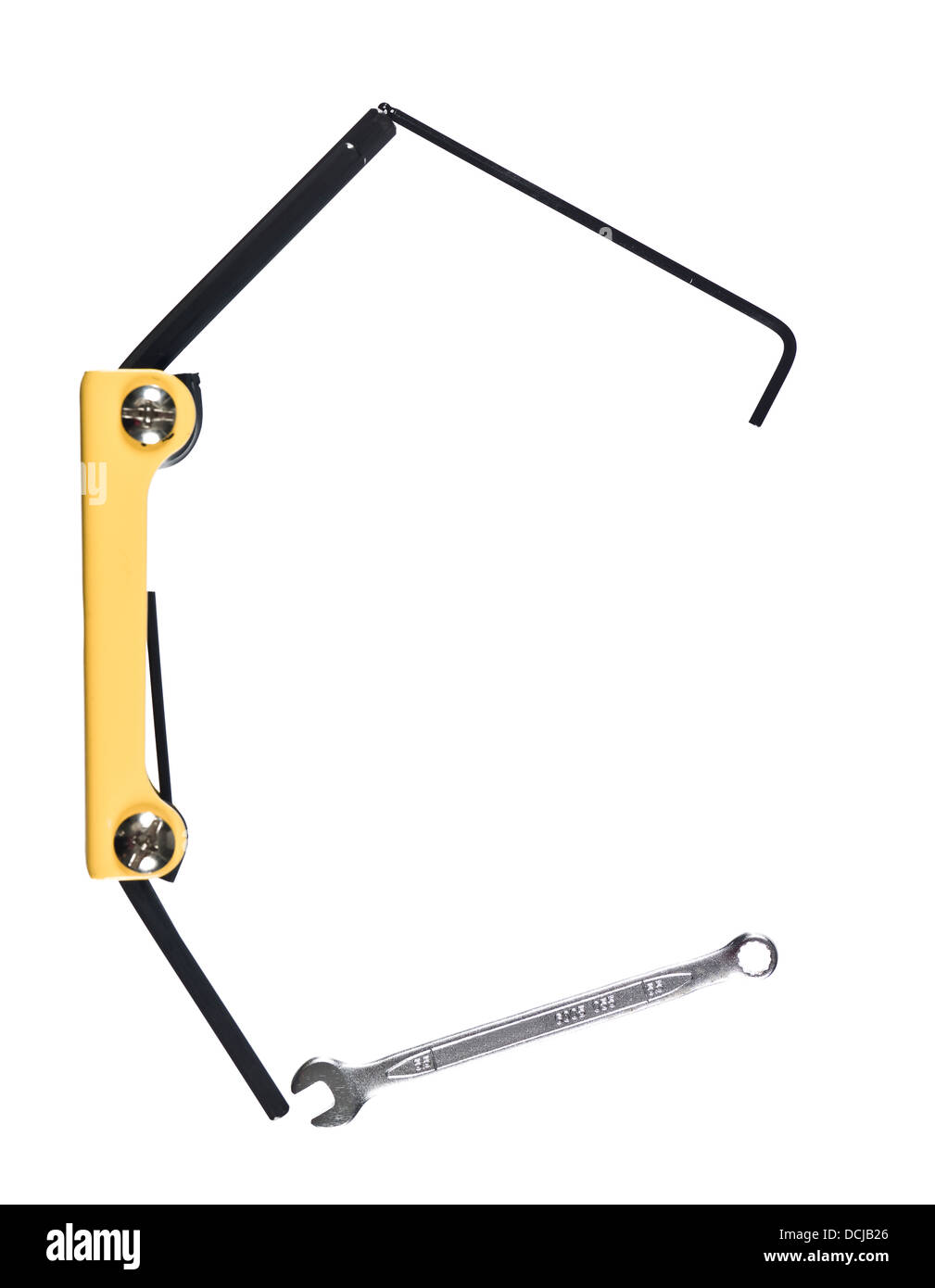 Letter 'C' made of tools Stock Photo - Alamy