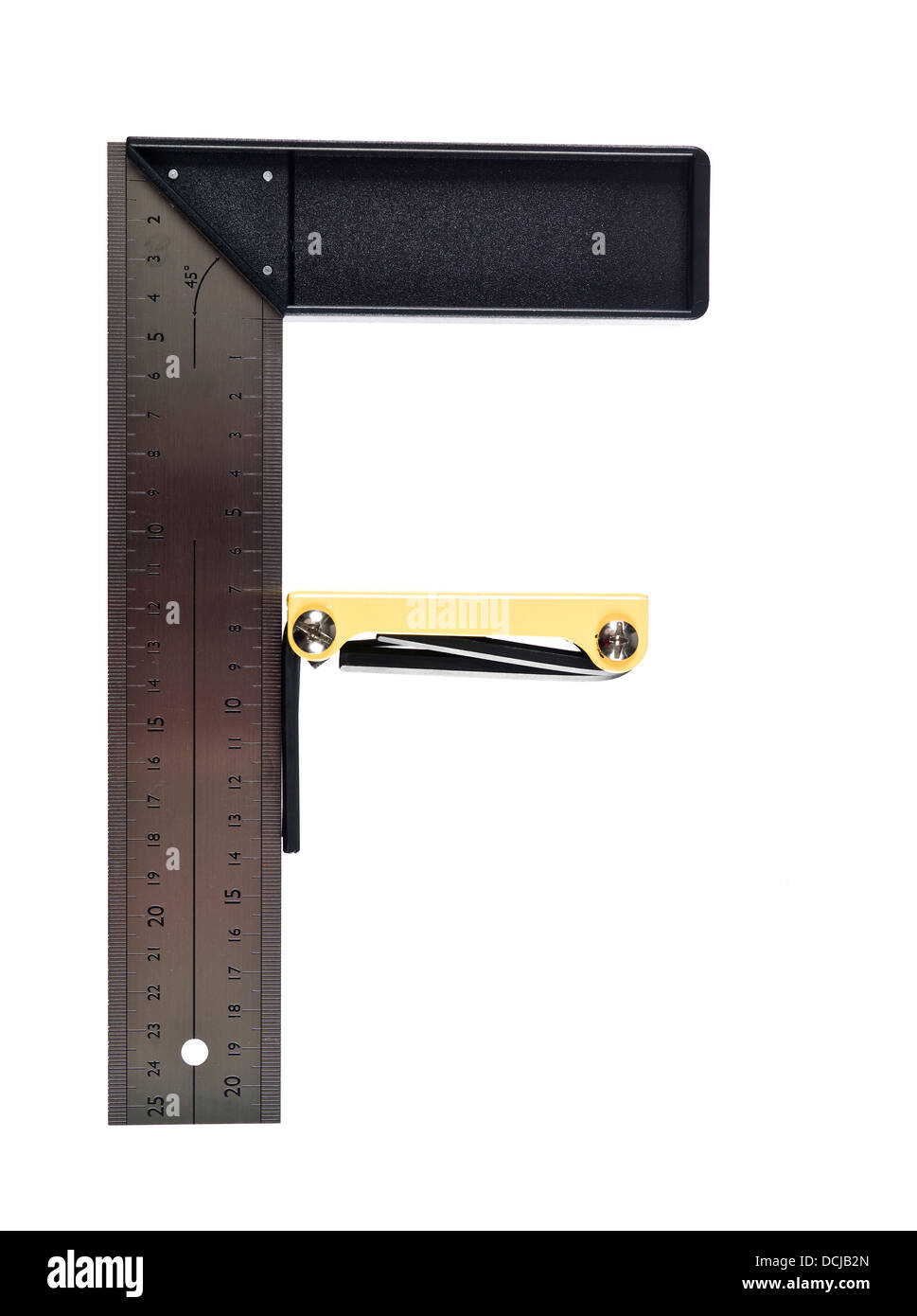 Letter 'F' made of tools Stock Photo - Alamy