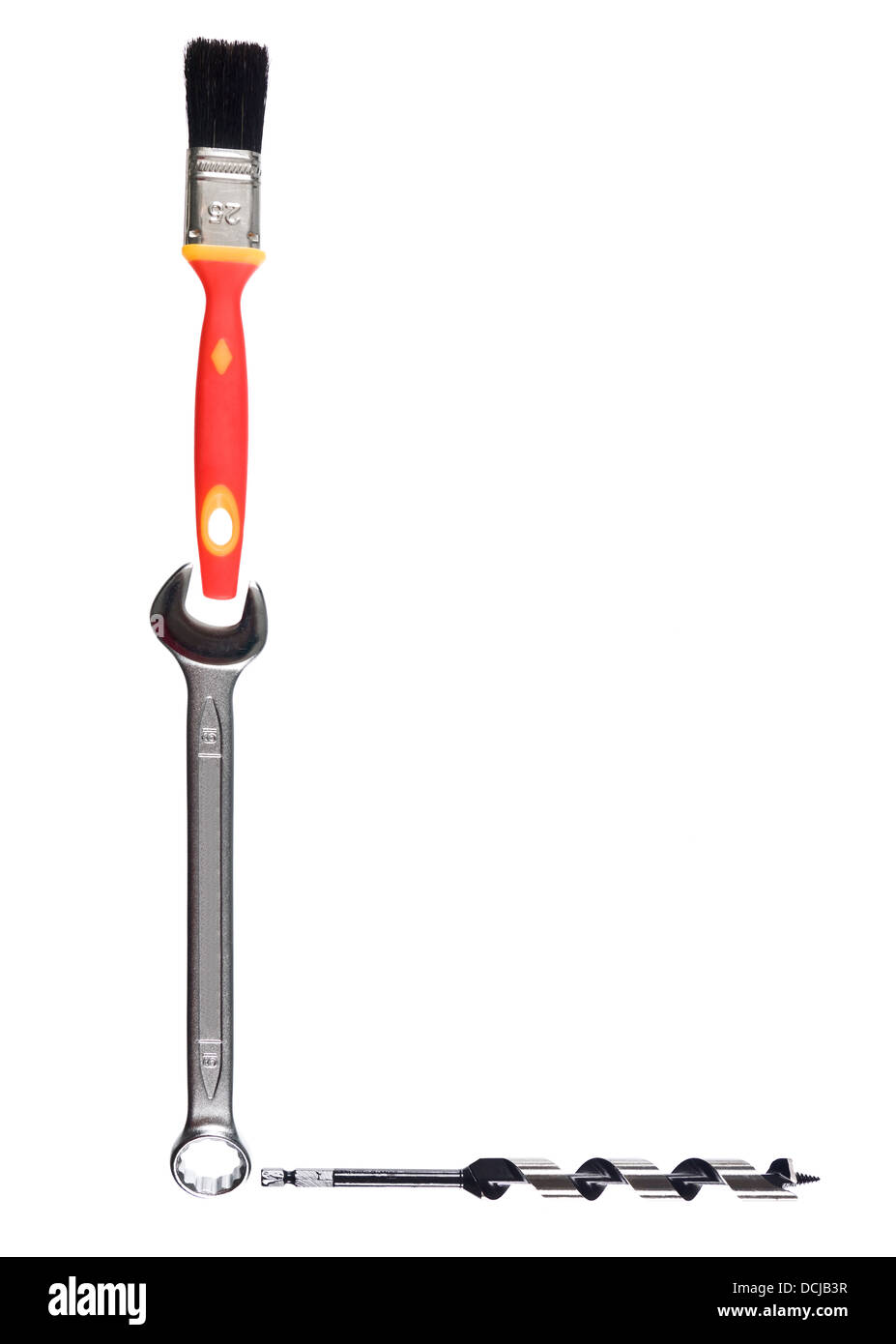 Letter 'L' made of tools Stock Photo - Alamy