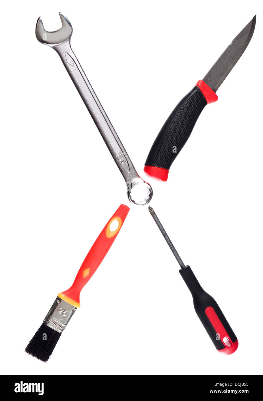 Letter 'X' made of tools Stock Photo - Alamy