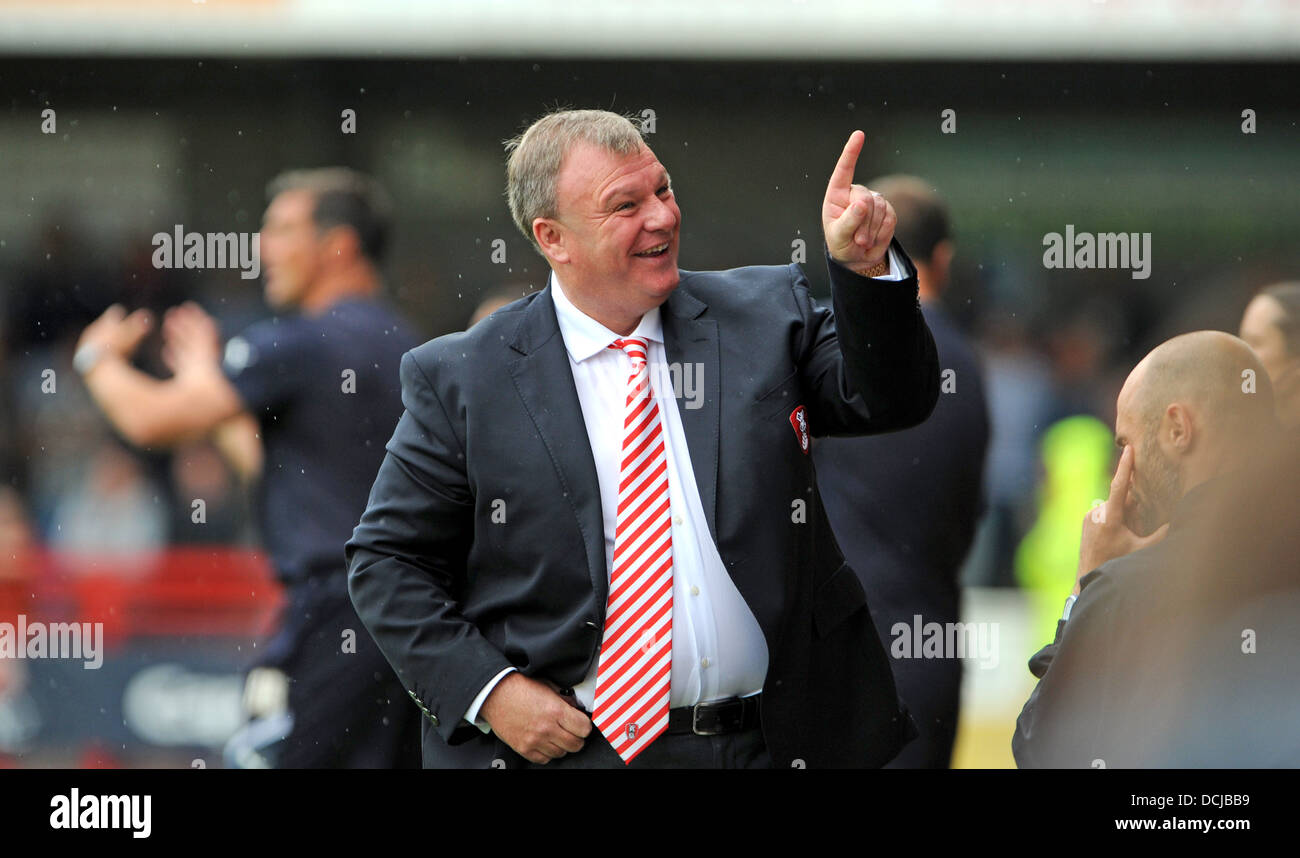 Rotherham United football manager Steve Evans Stock Photo - Alamy