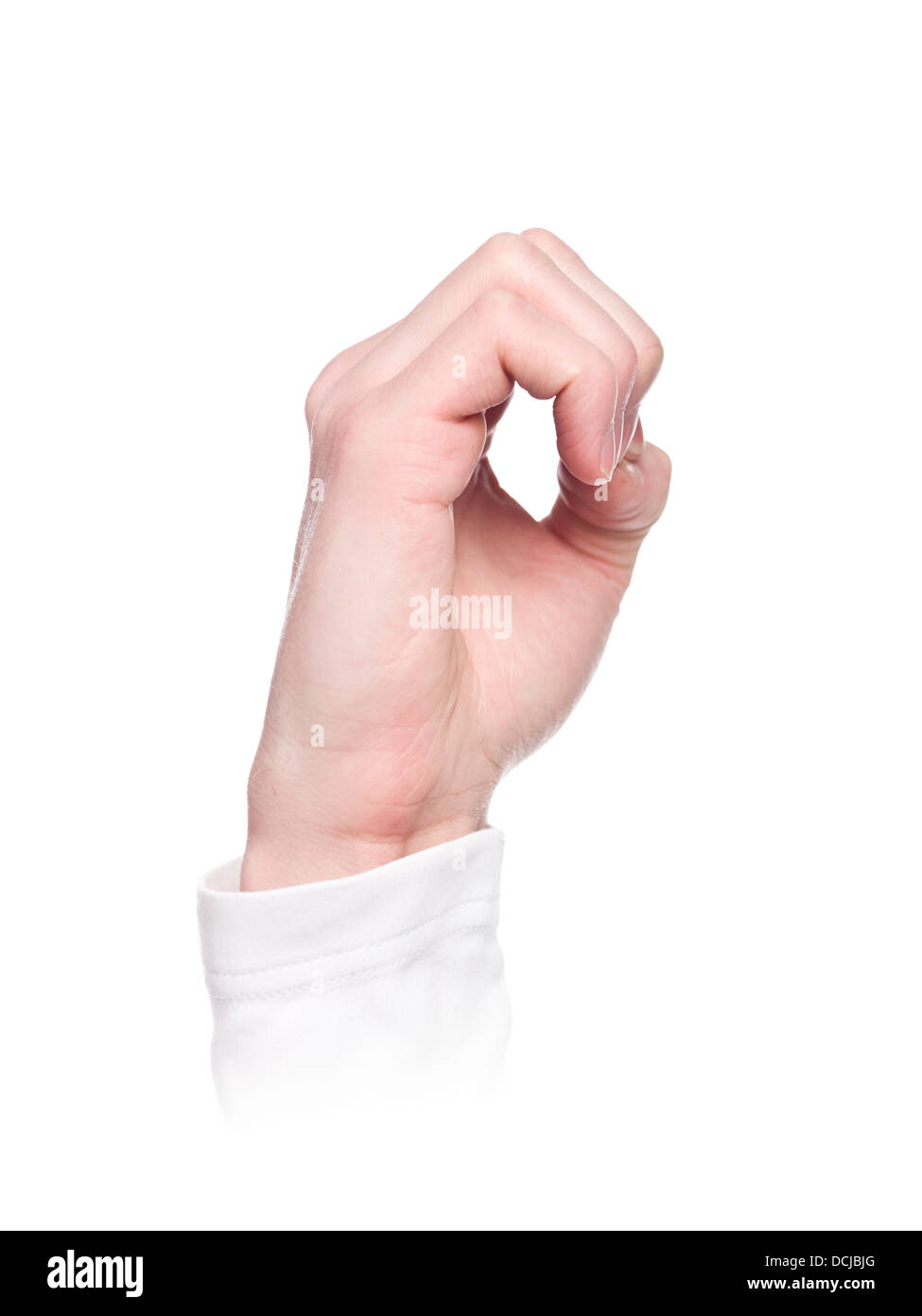 O finger Cut Out Stock Images & Pictures - Alamy