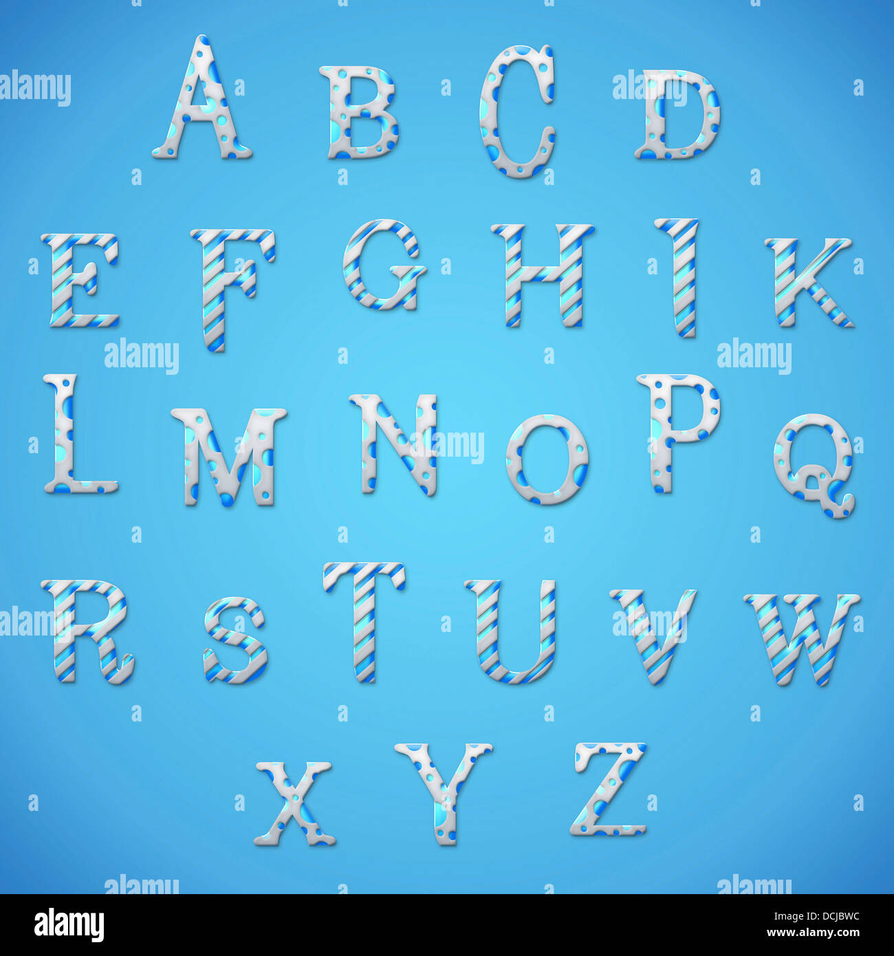 illustration design of alphabet Stock Photo - Alamy
