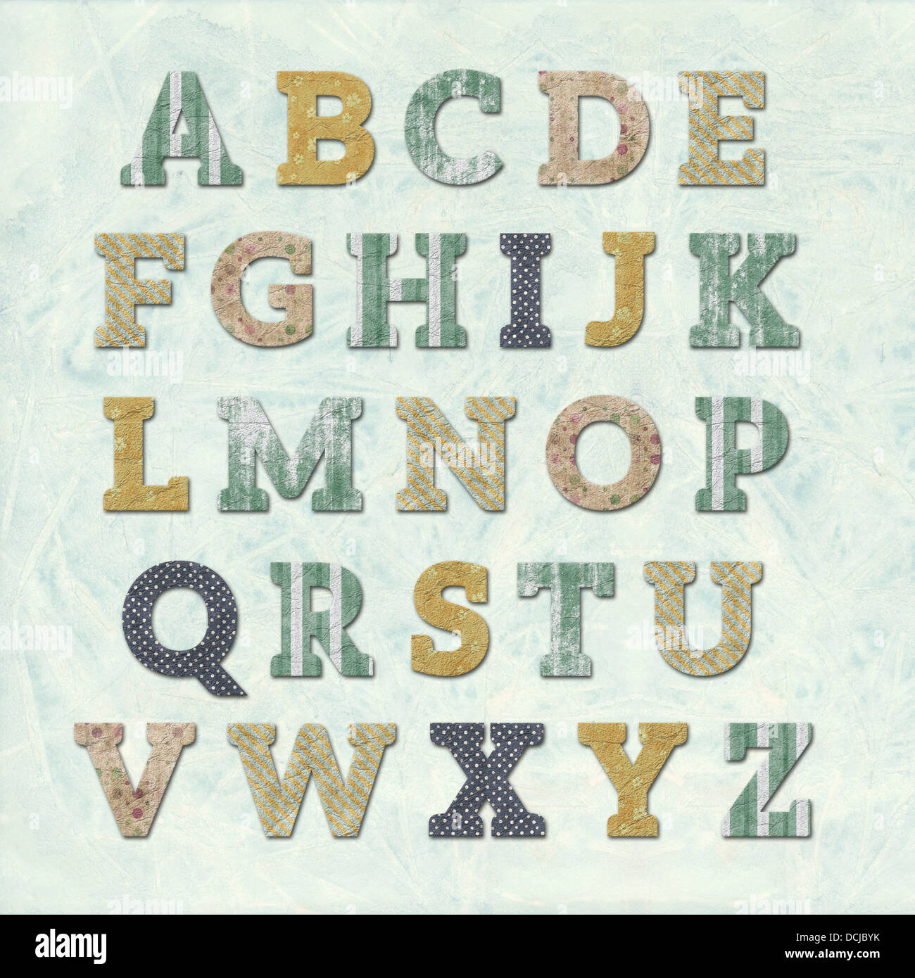 illustration design of alphabet Stock Photo - Alamy