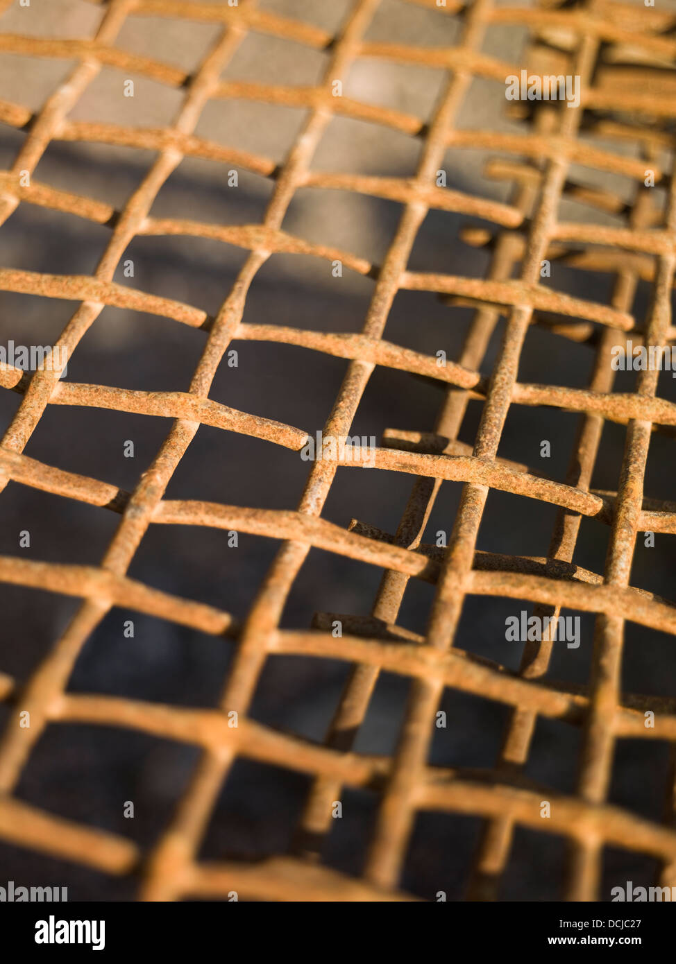 rusty metal net Stock Photo - Alamy