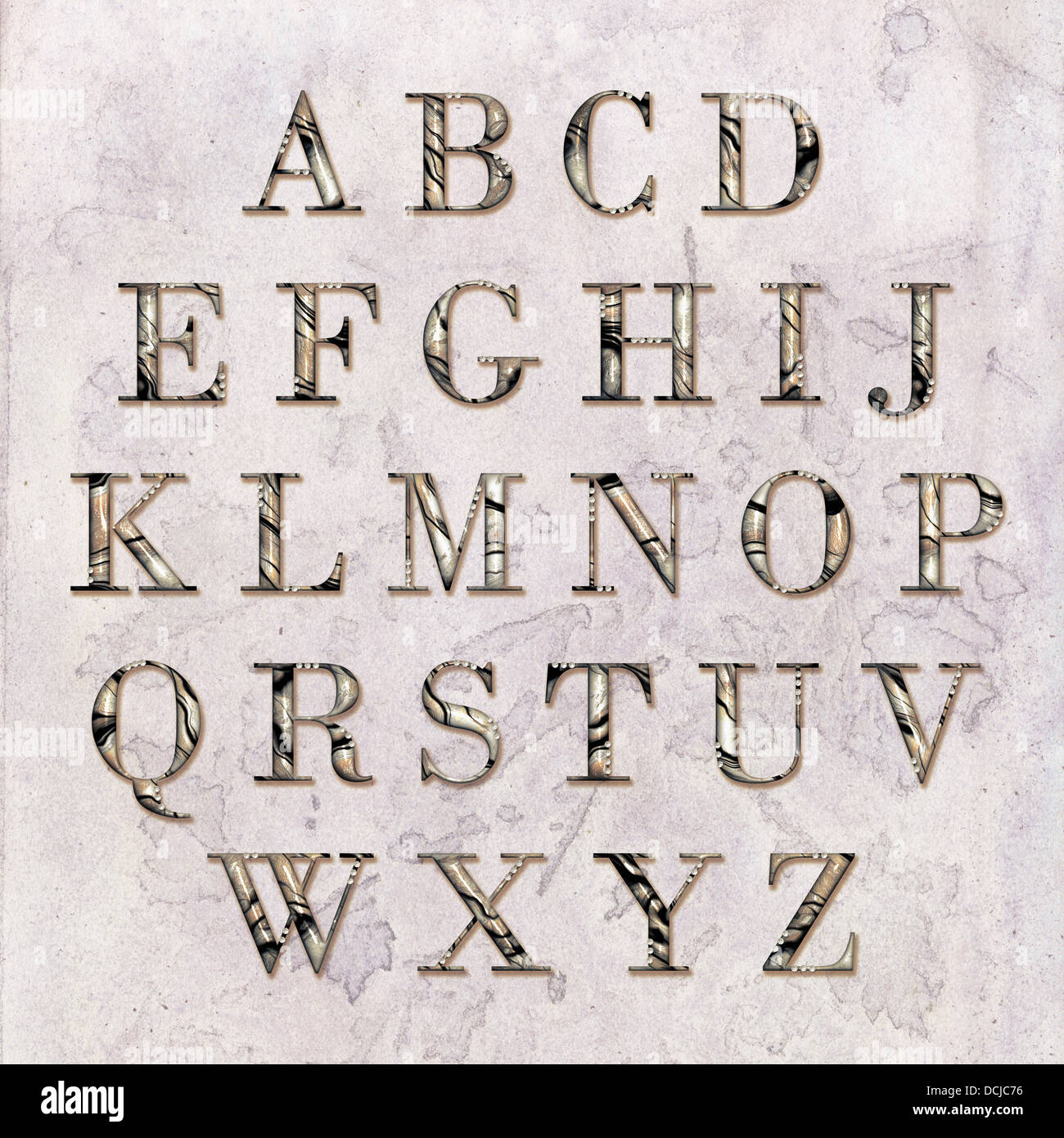 illustration design of alphabet Stock Photo - Alamy