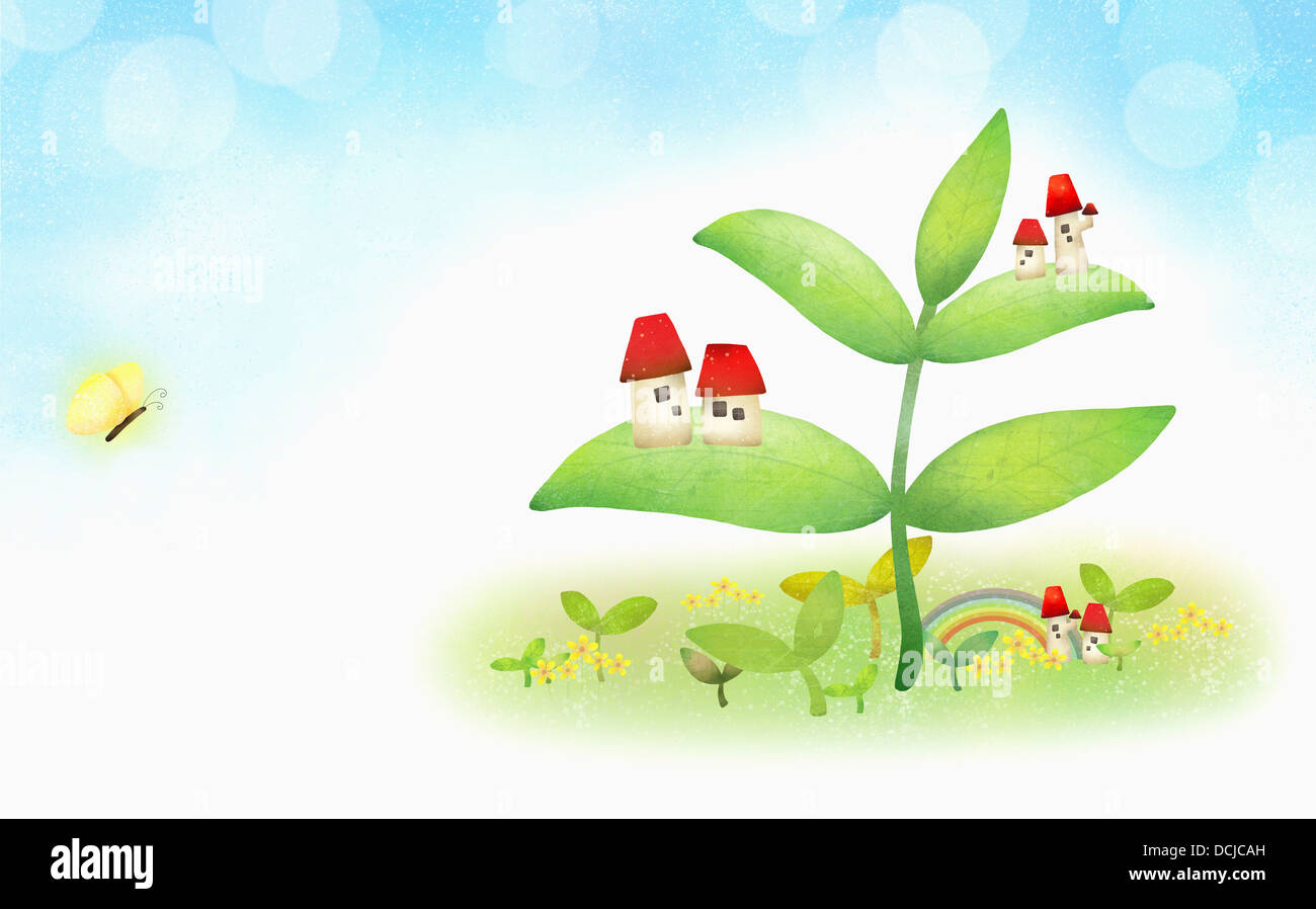illustration of sprout Stock Photo - Alamy