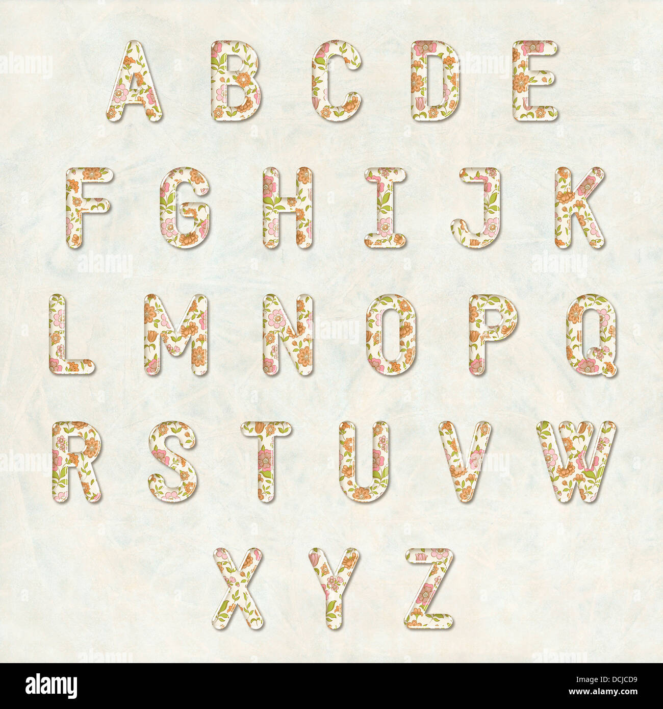 illustration design of alphabet Stock Photo - Alamy