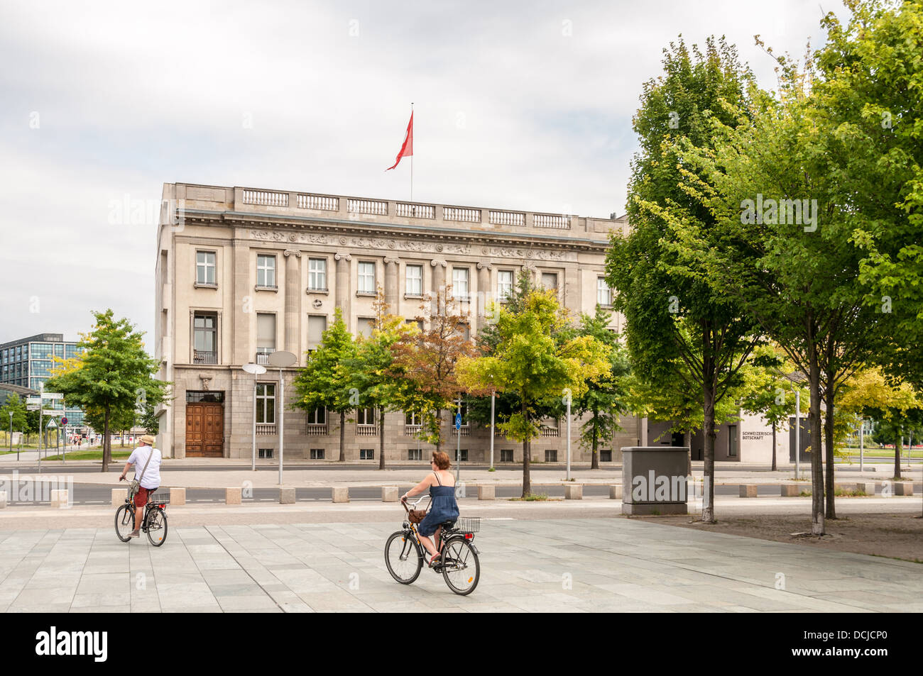 Swiss Embassy - Scweizerische Botschaft - Berlin Germany Stock Photo ...