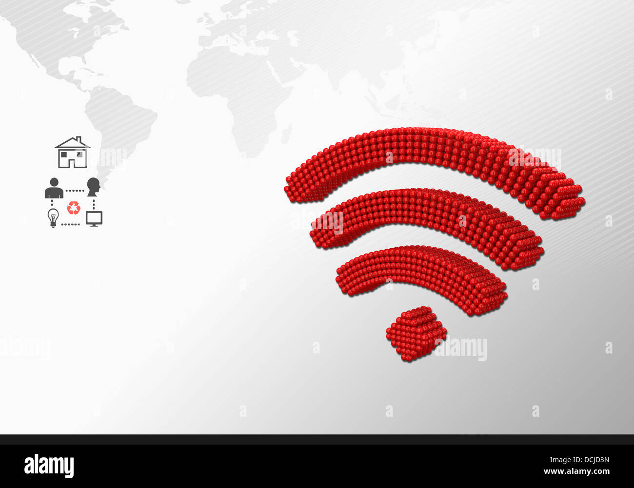 red bars making a connection sign Stock Photo - Alamy