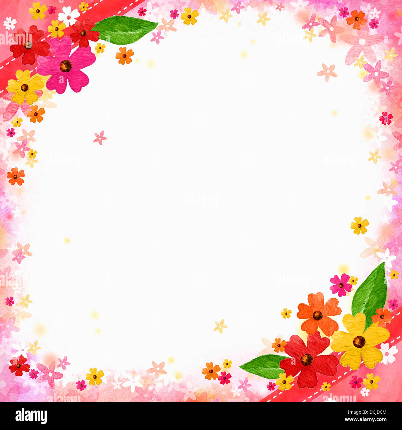 Floral Letter Template