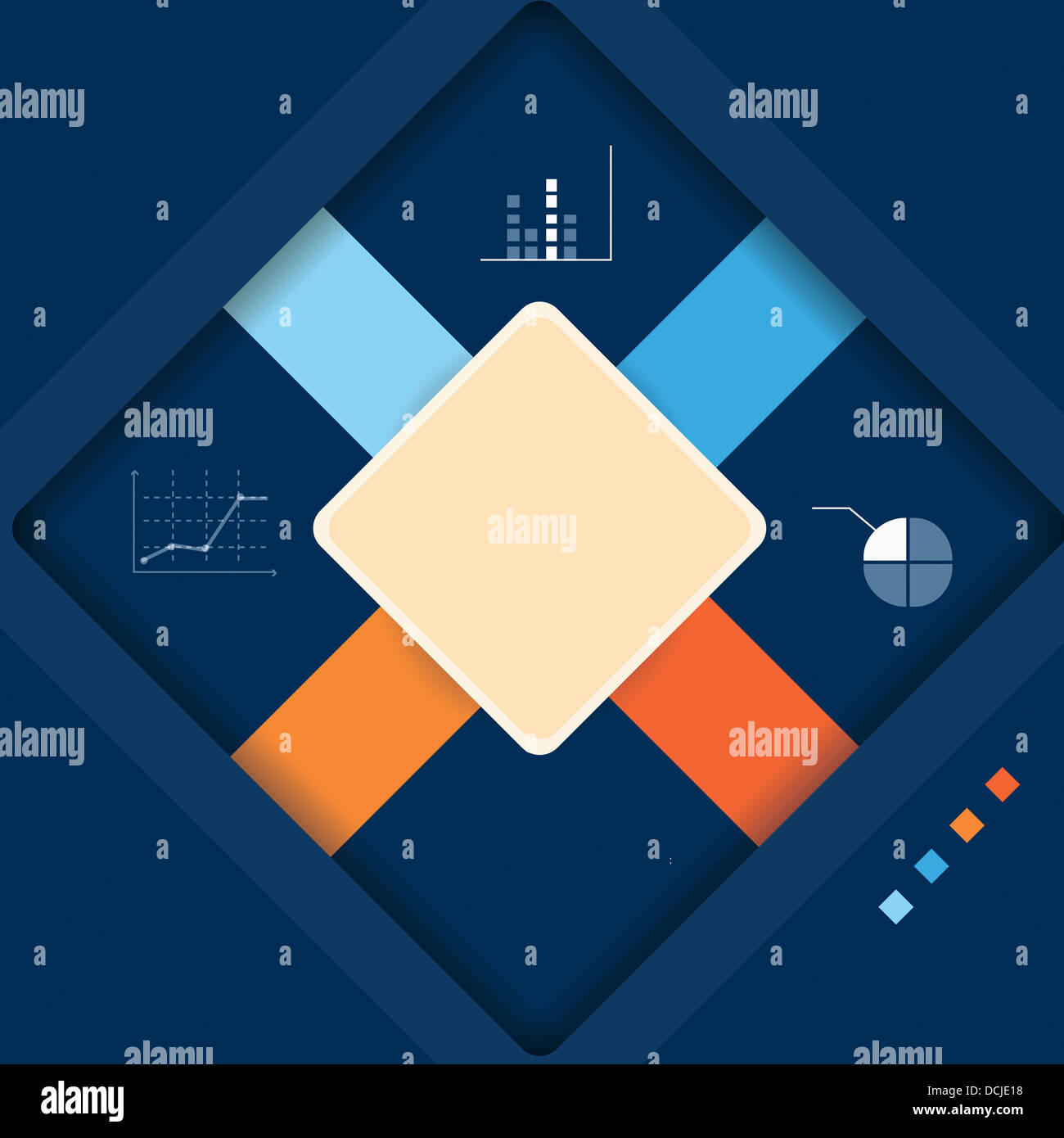 an illustration of different charts Stock Photo - Alamy