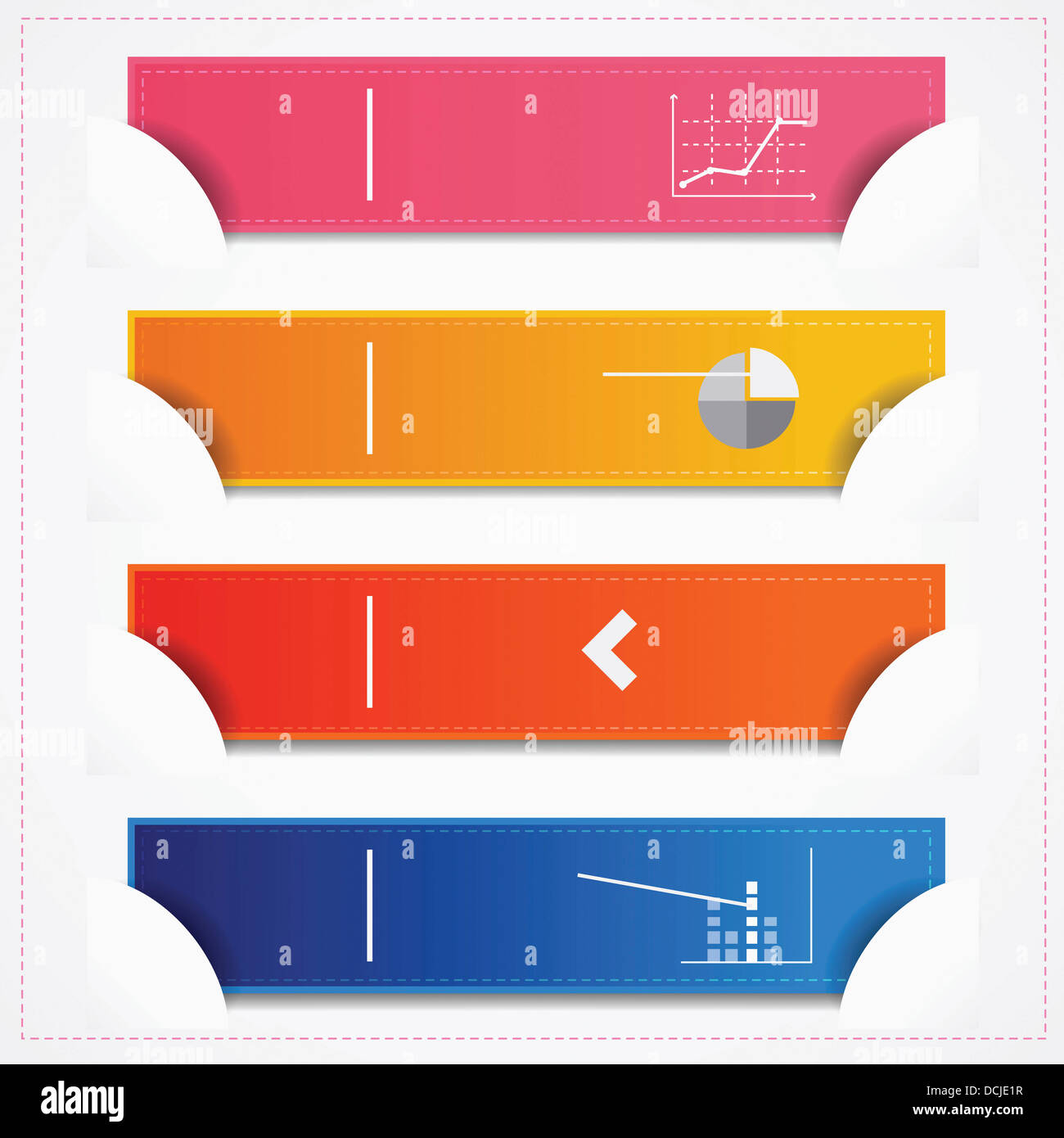 an illustration of different charts Stock Photo - Alamy