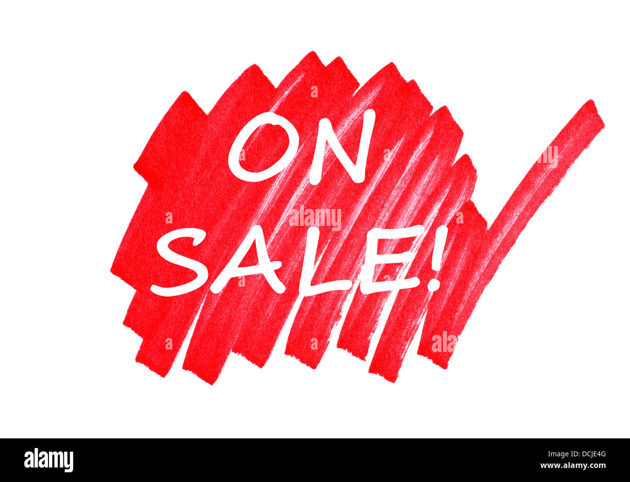 On sale sign Stock Photo - Alamy
