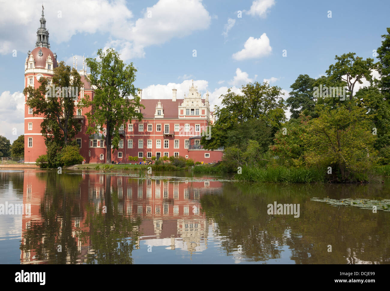 Neuen Schloss, Bad Muskau, in Muskauer Park, Fuerst Pueckler Park ...