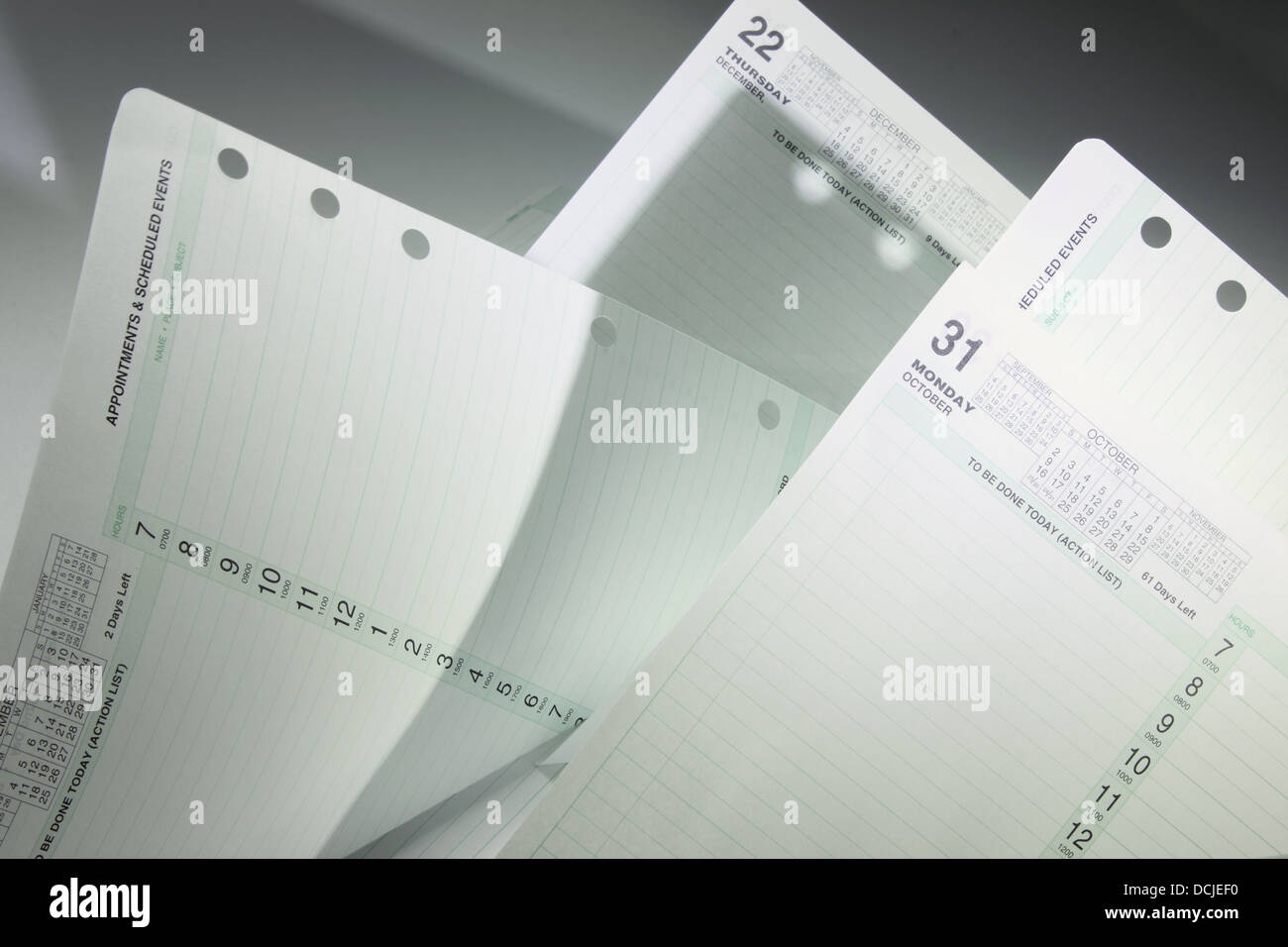 Diary Pages High Resolution Stock Photography and Images - Alamy