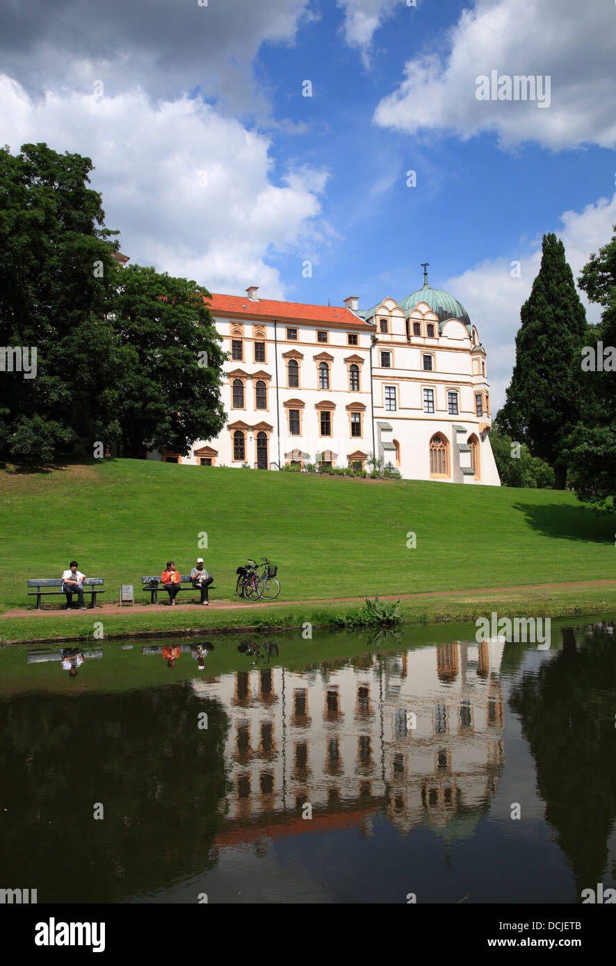 Celle Castle, Lueneburger Heath, Lower Saxony, Germany, Europe Stock ...