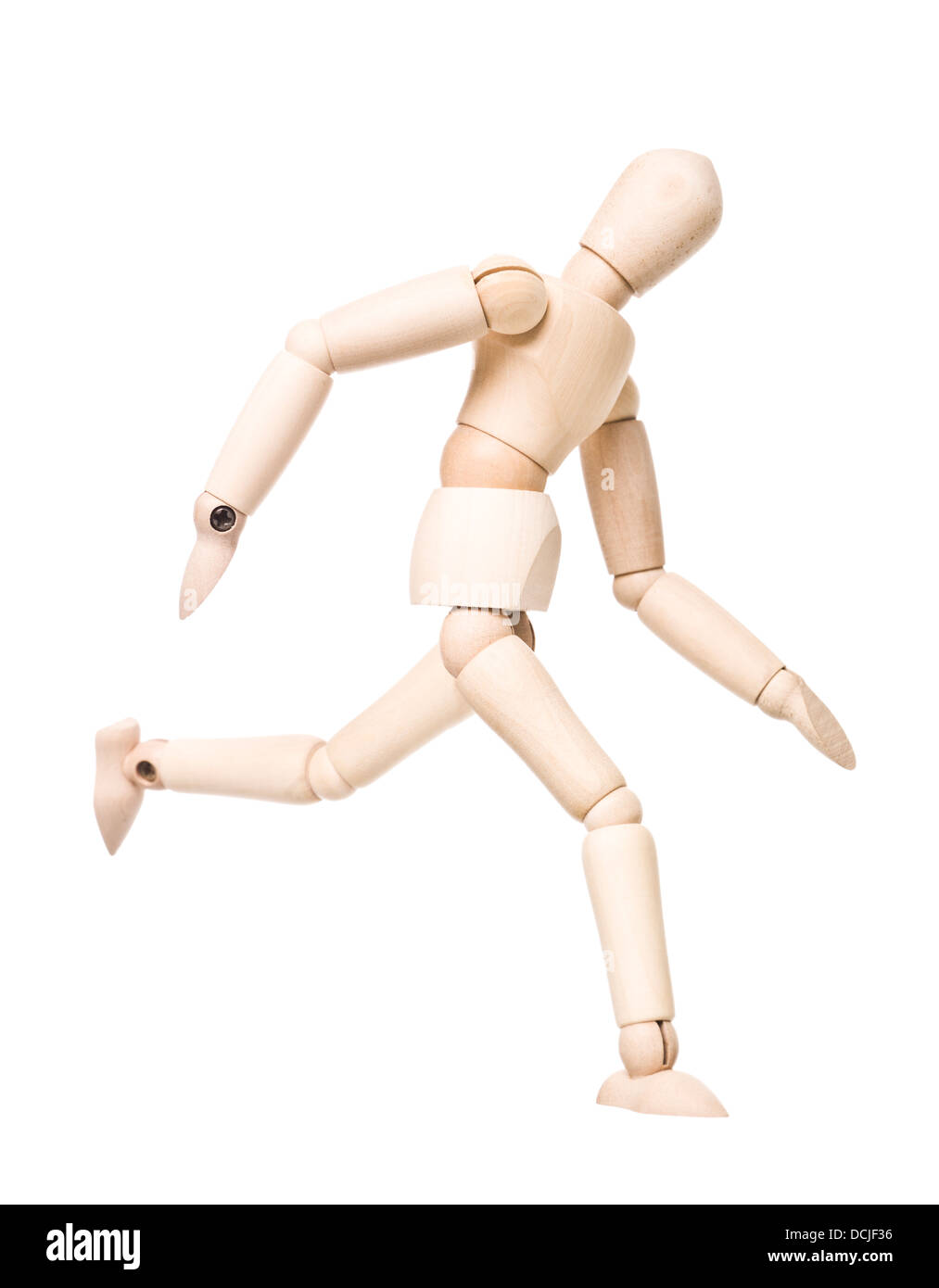 Running drawing doll Stock Photo - Alamy