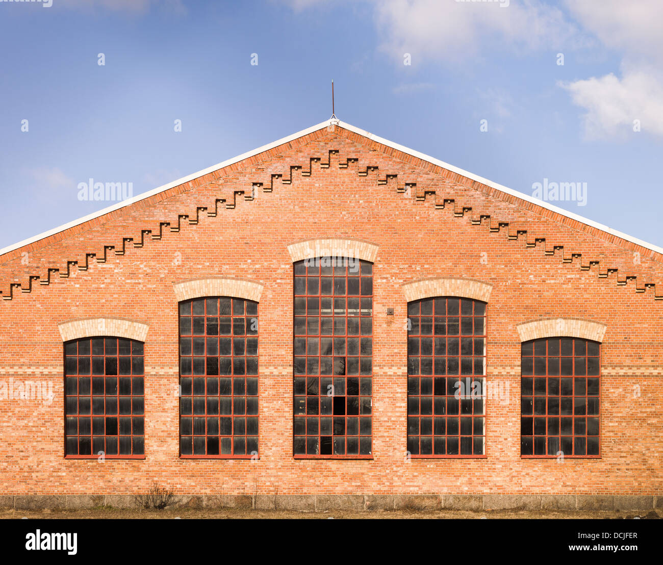 Brick Wall Building Stock Photo - Alamy