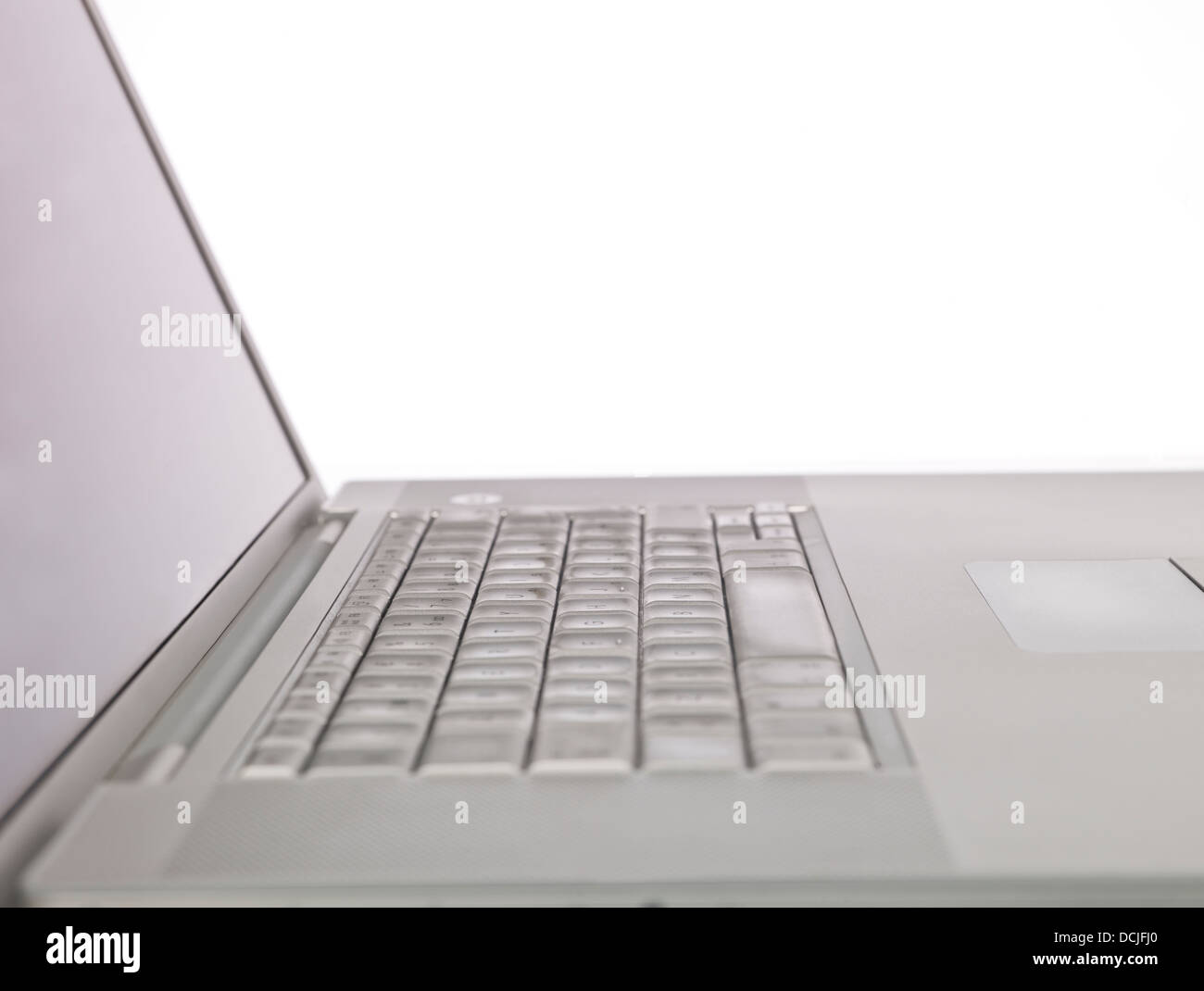Close up on a laptop Stock Photo - Alamy