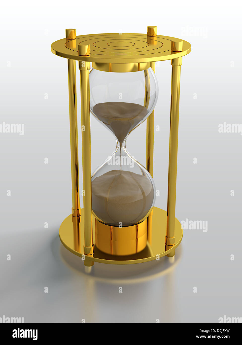 Golden hourglass hi-res stock photography and images - Alamy