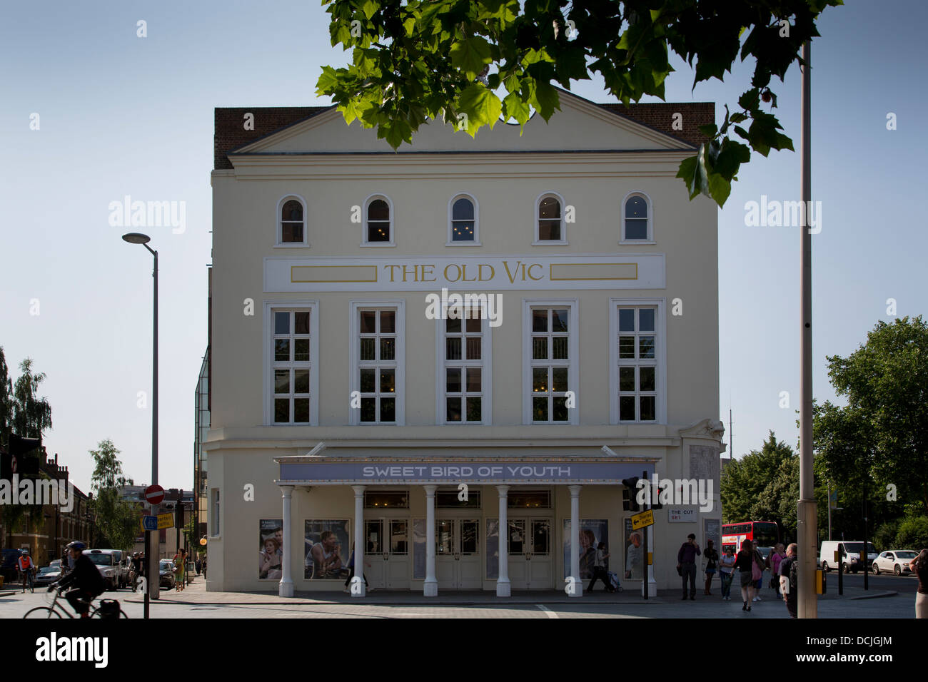 The facade of The Old Vic Theatre in London Stock Photo - Alamy