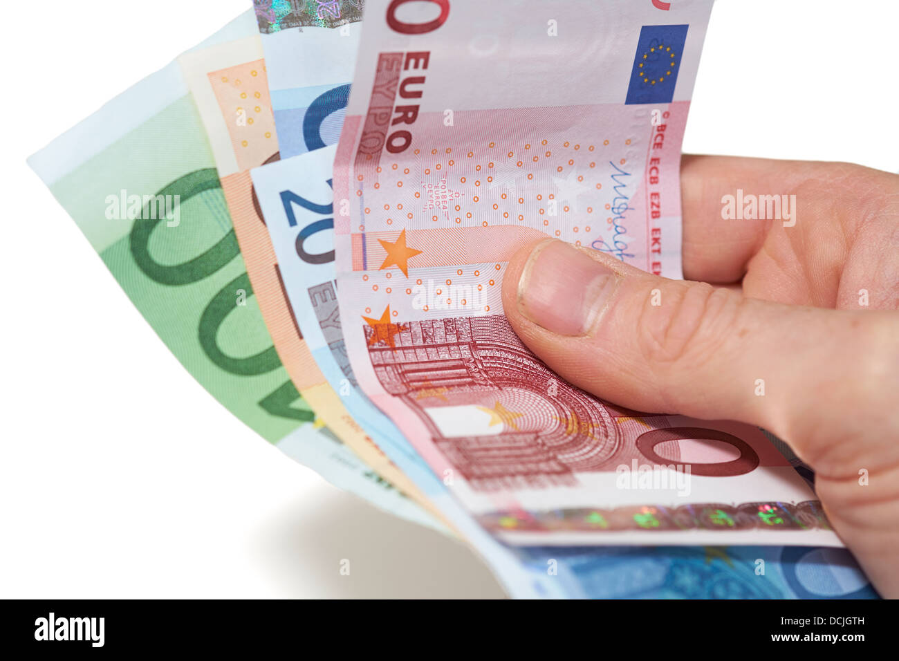 European Bank notes, Euro currency from Europe, Euros Stock Photo - Alamy