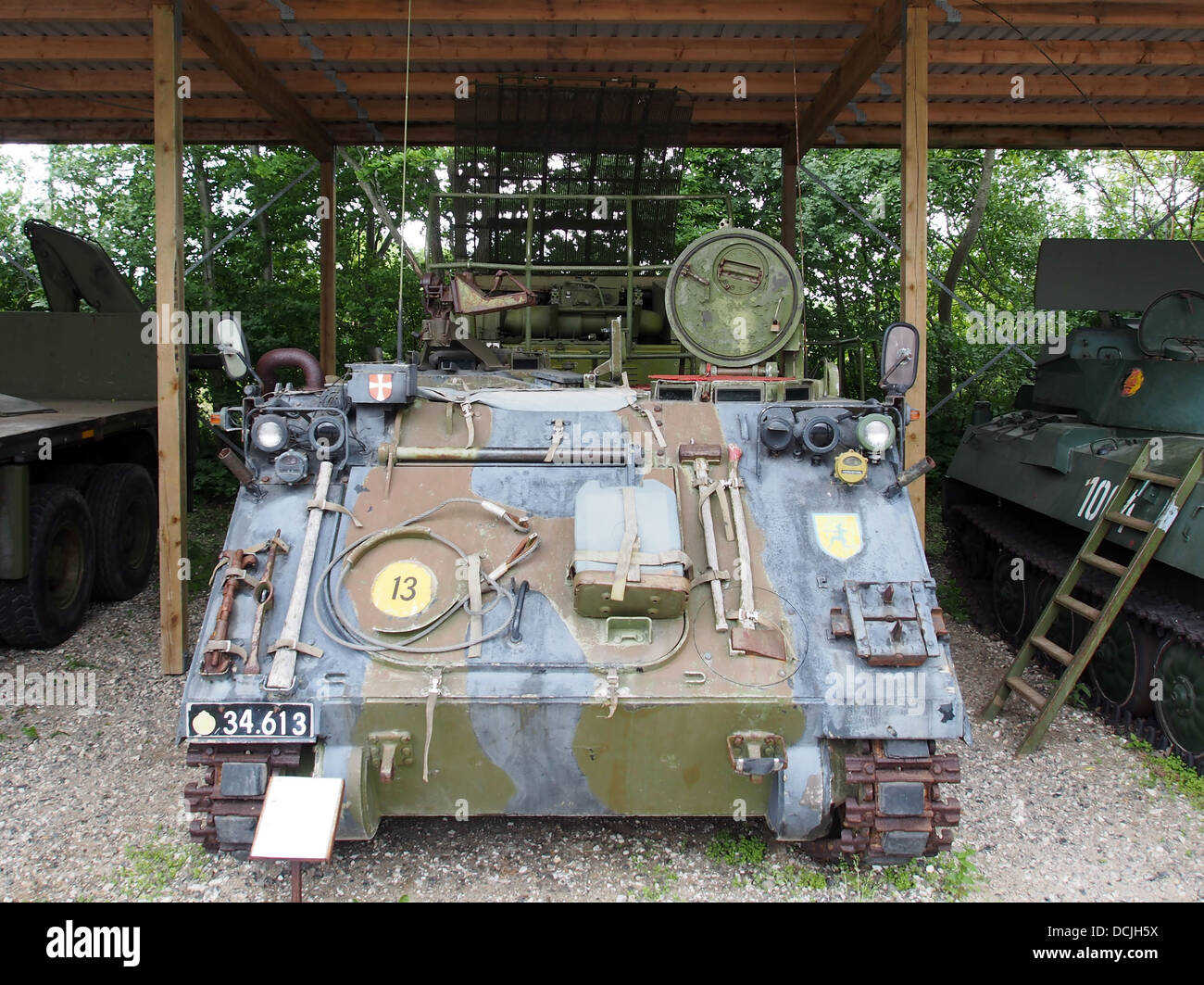 M113 field surveillance radar in aalborg forsvars og garnisonsmuseum hi ...
